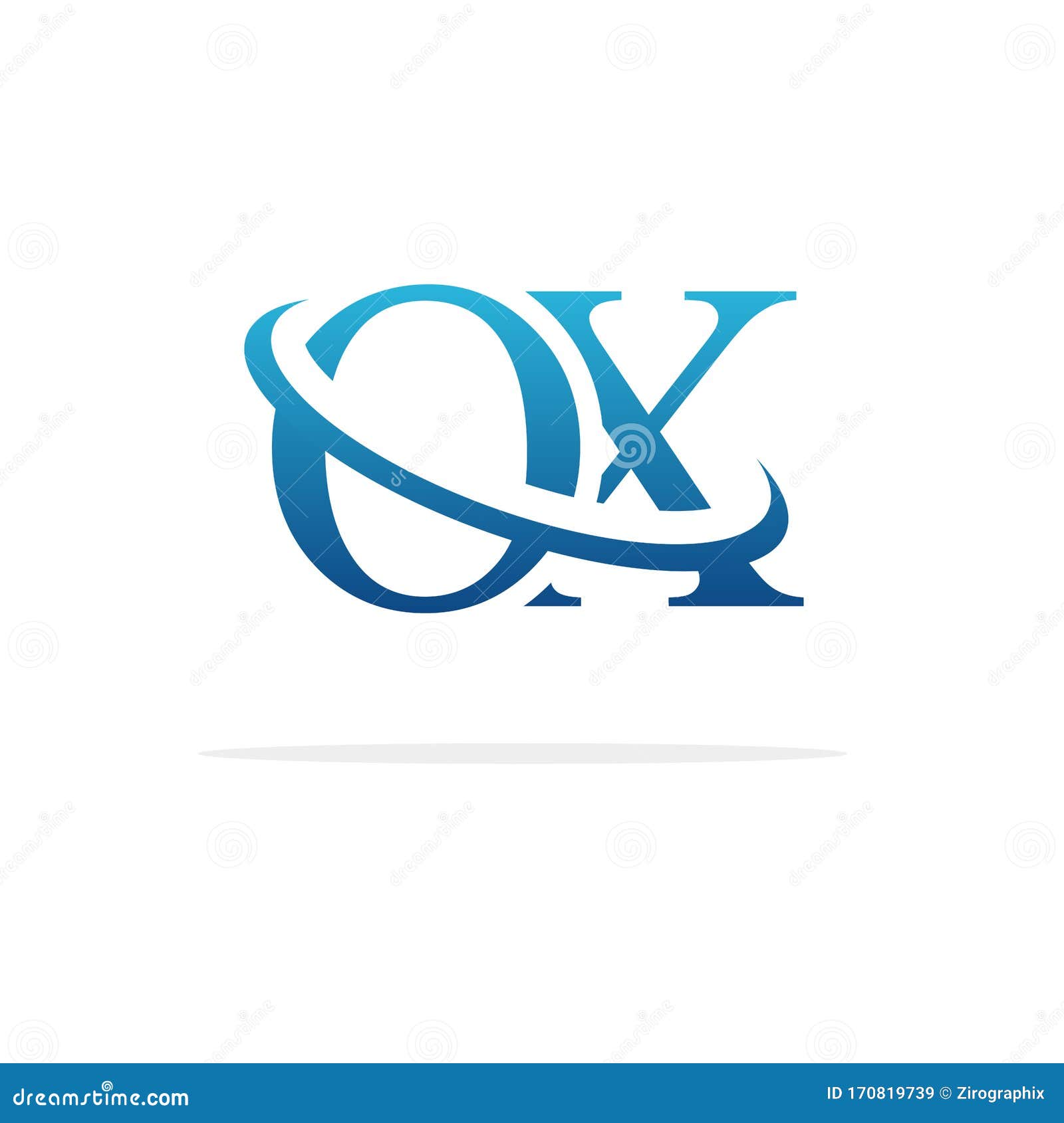 Creative OX Logo Icon Design Stock Vector - Illustration of word ...