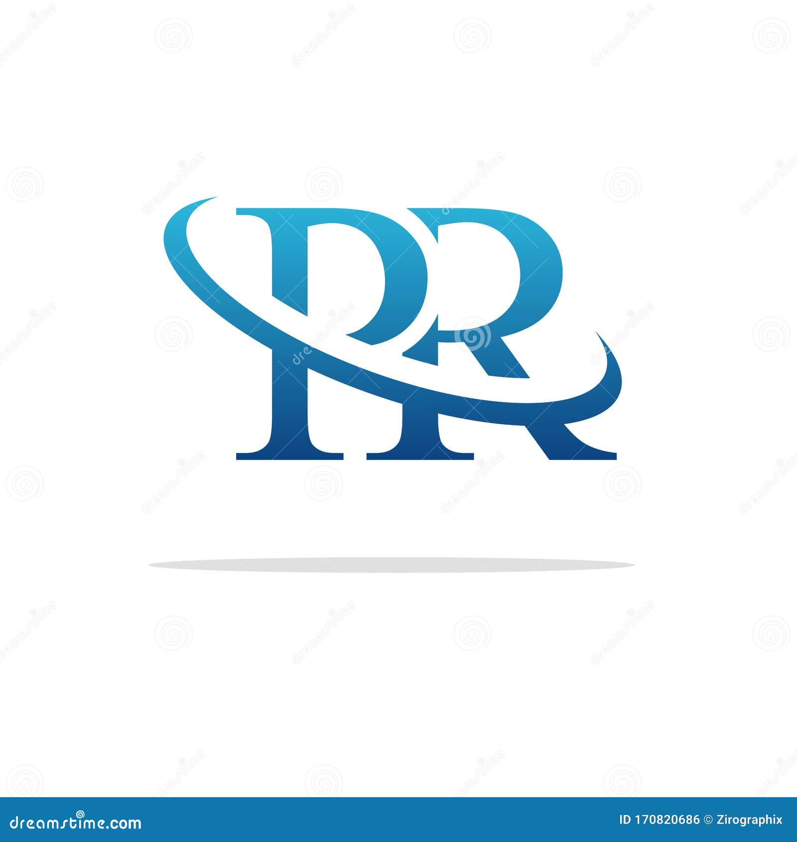 Creative PR Logo Icon Design Stock Vector - Illustration of creative ...