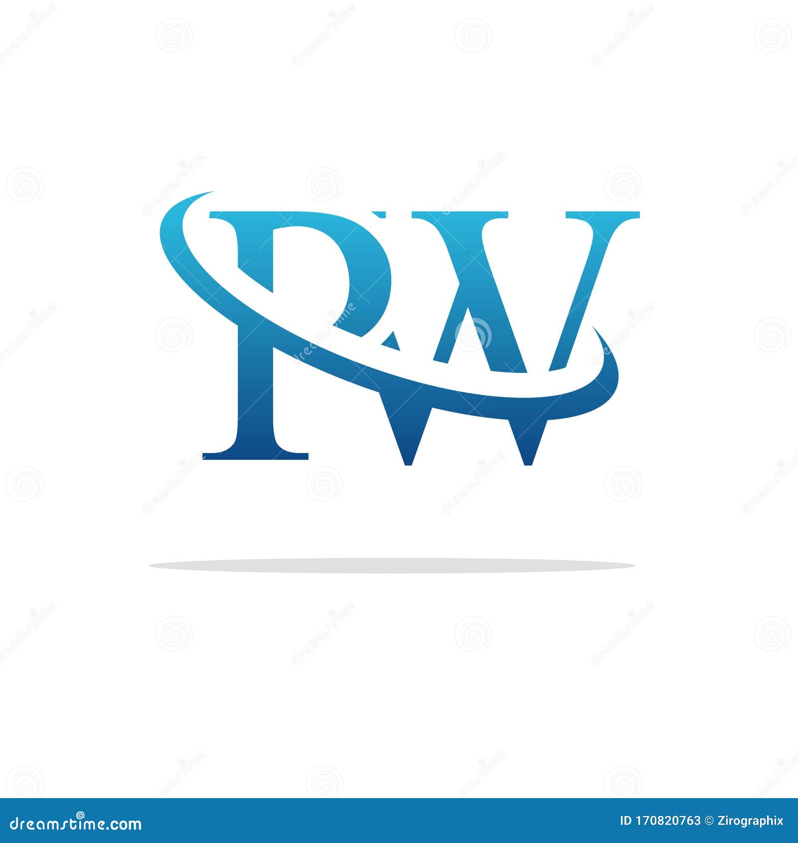 Creative PW Logo Icon Design Stock Vector - Illustration of icon, full ...