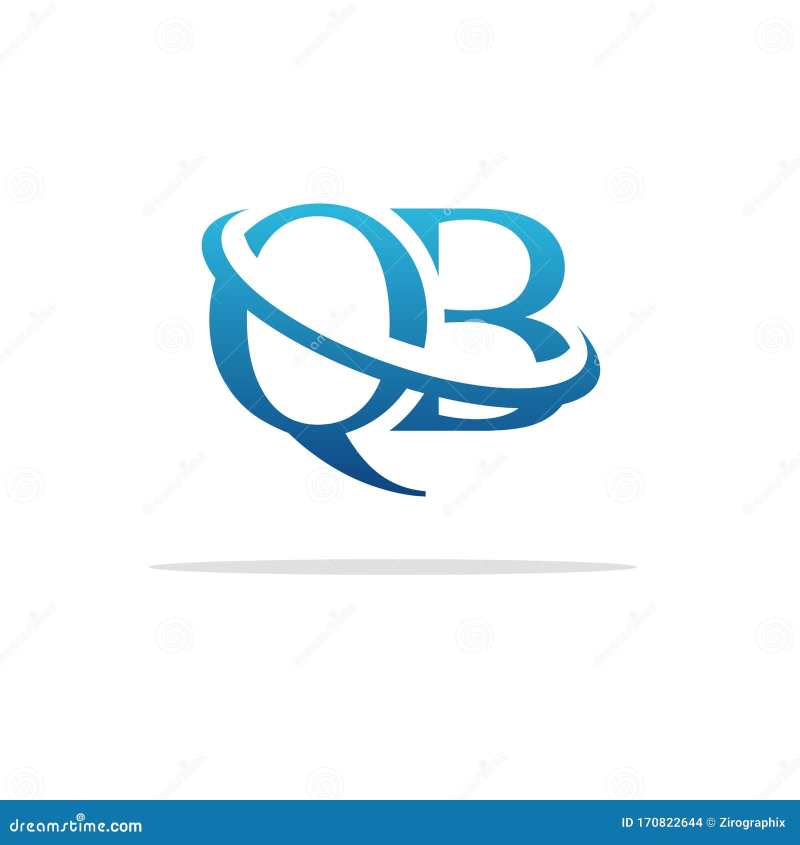 Creative QB Logo Icon Design Stock Vector - Illustration of information ...