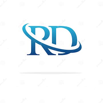 Creative RD Logo Icon Design Stock Vector - Illustration of abstract ...