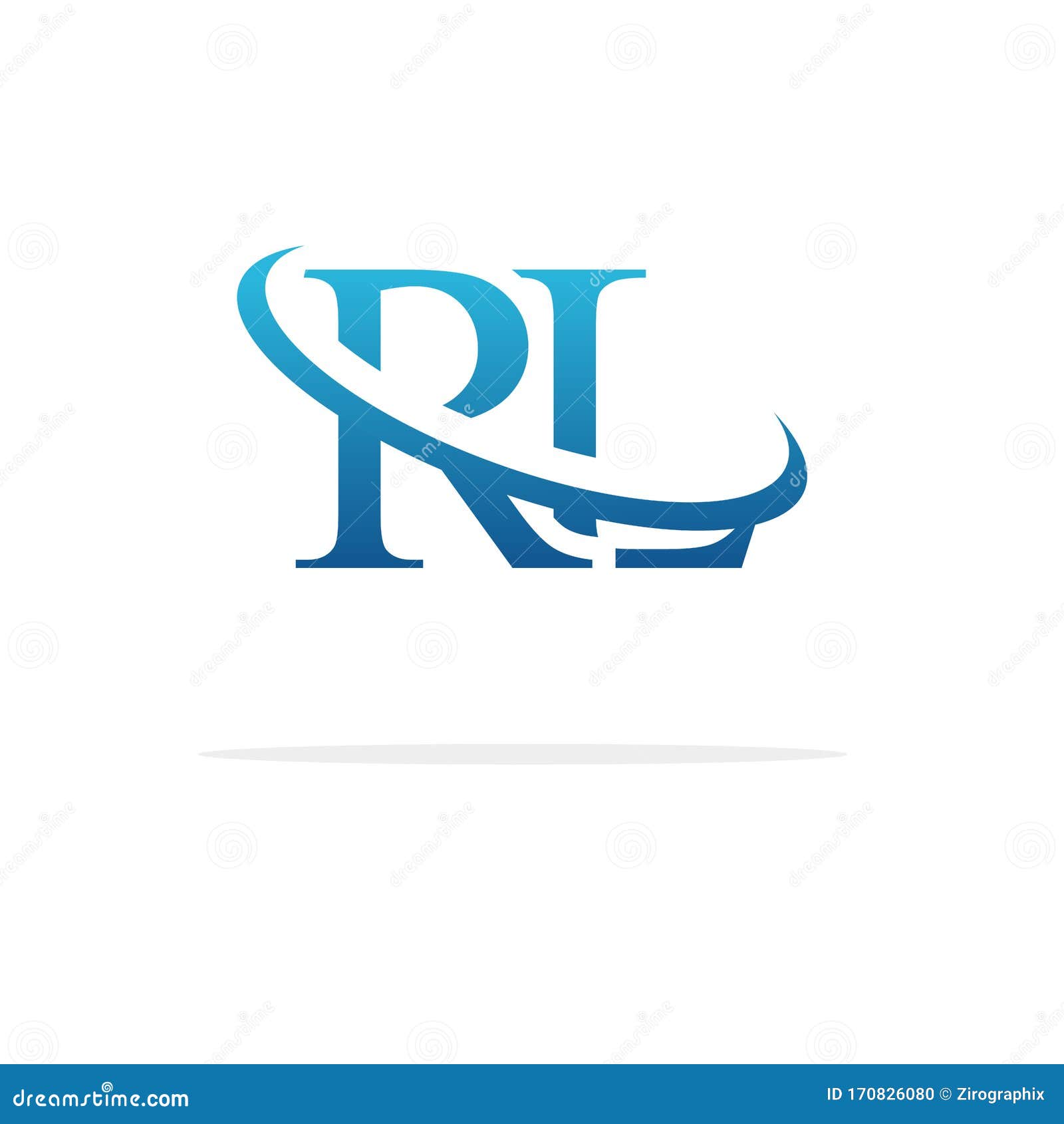 Creative RL Logo Icon Design Stock Vector - Illustration of symbol ...