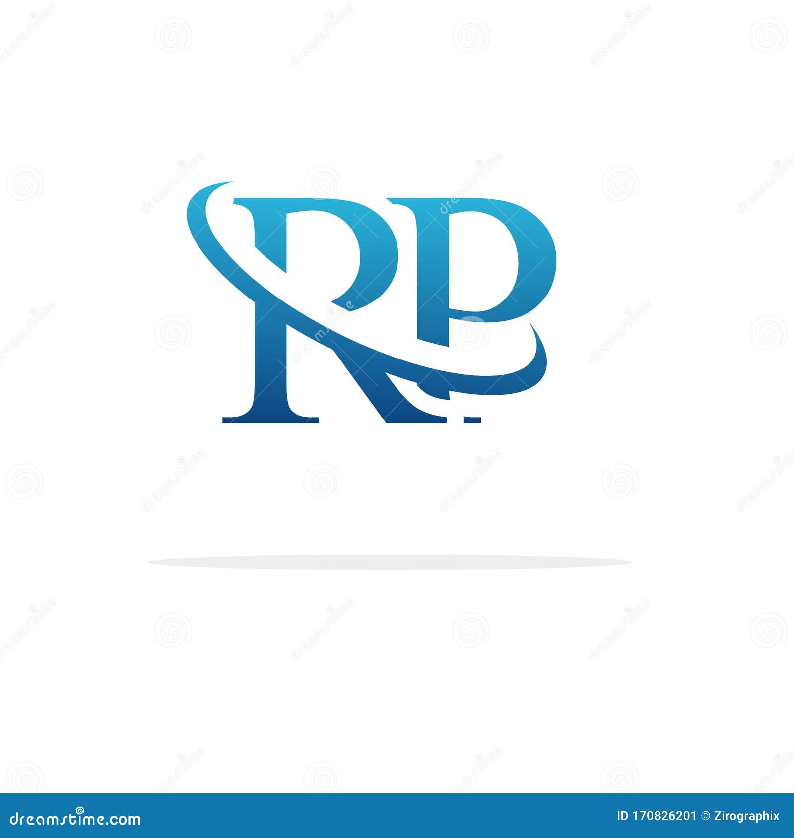 Creative RP Logo Icon Design Stock Vector - Illustration of format ...