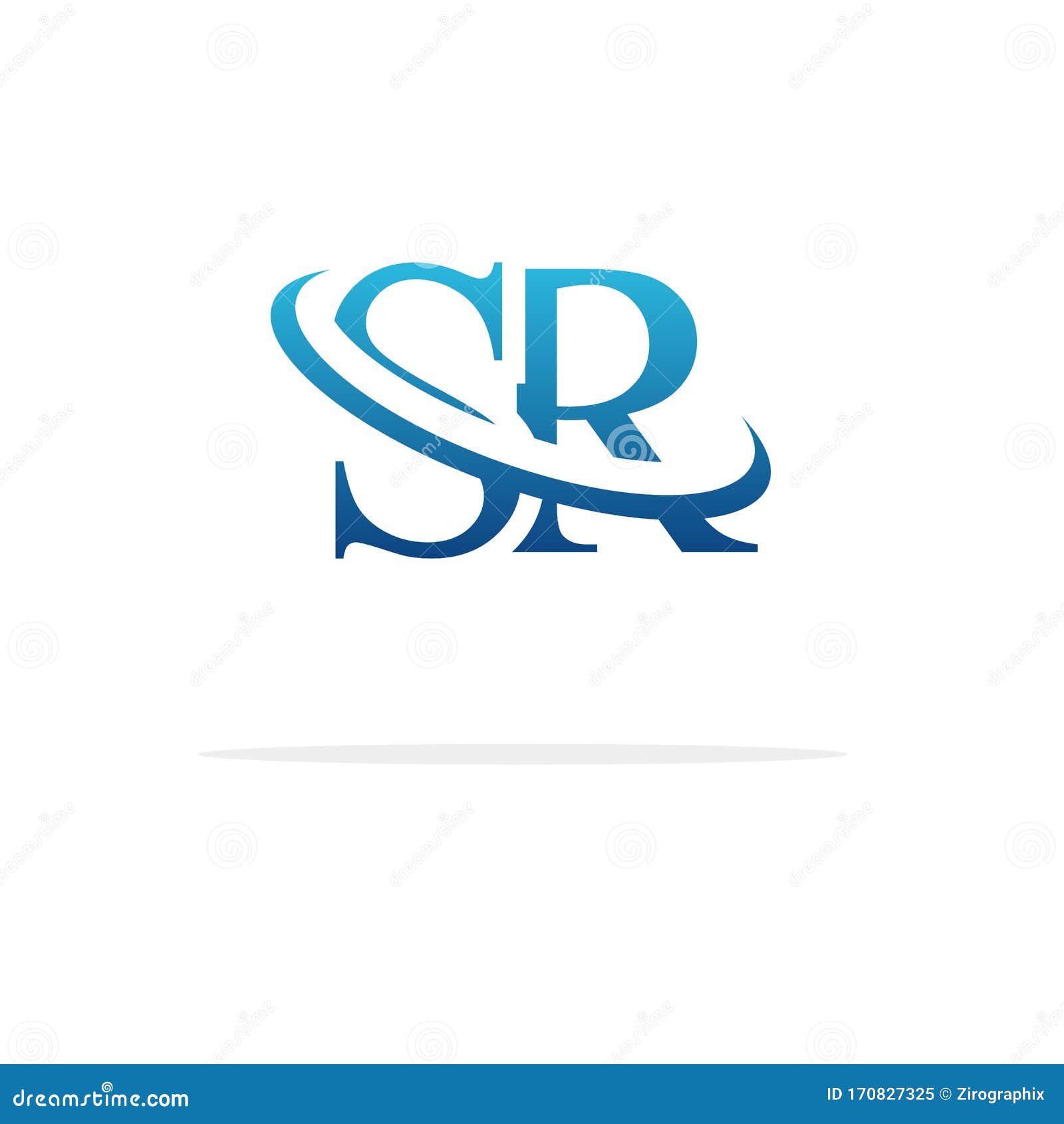 Creative SR Logo Icon Design Stock Vector - Illustration of sign ...