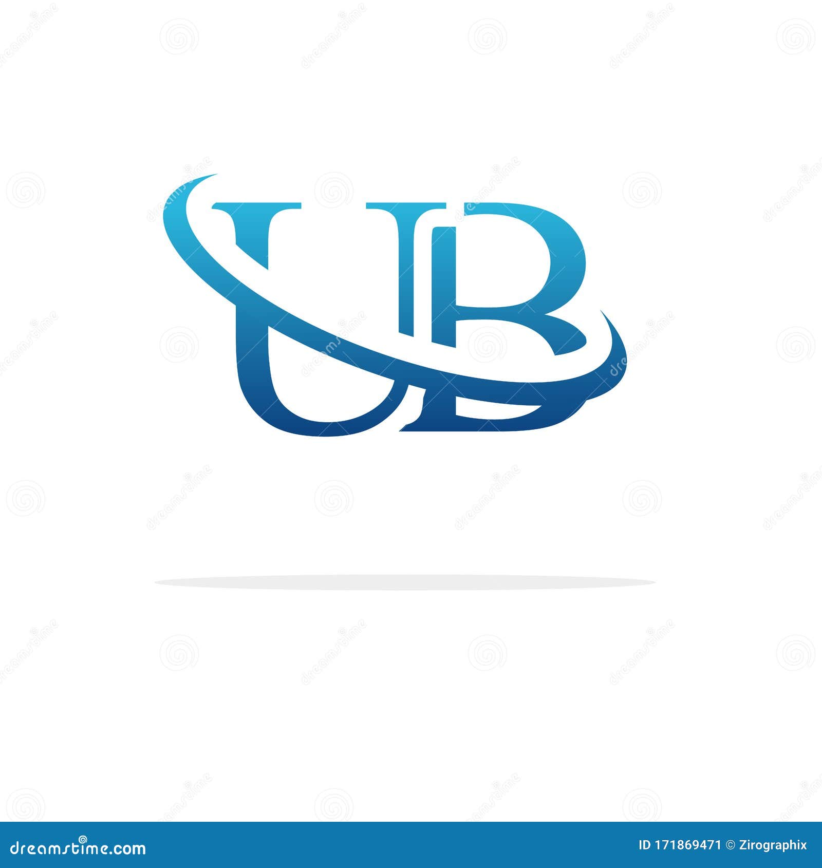 Creative UB Logo Icon Design Stock Vector - Illustration of design ...