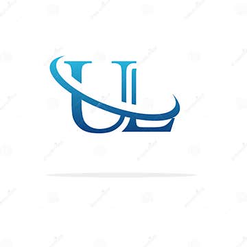 Creative UL Logo Icon Design Stock Vector - Illustration of full ...