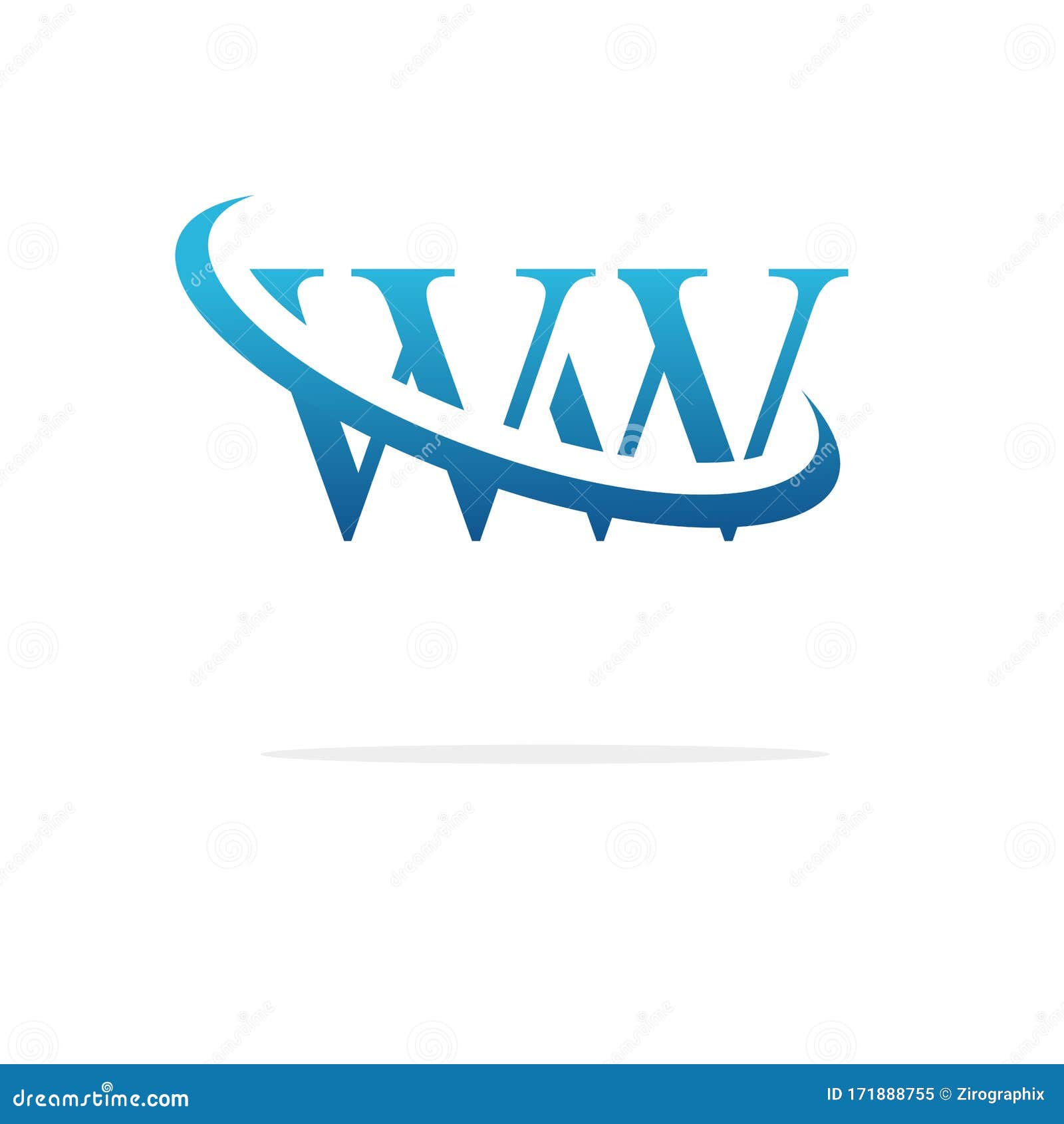 Creative WW Logo Icon Design Stock Vector - Illustration of word, logo ...