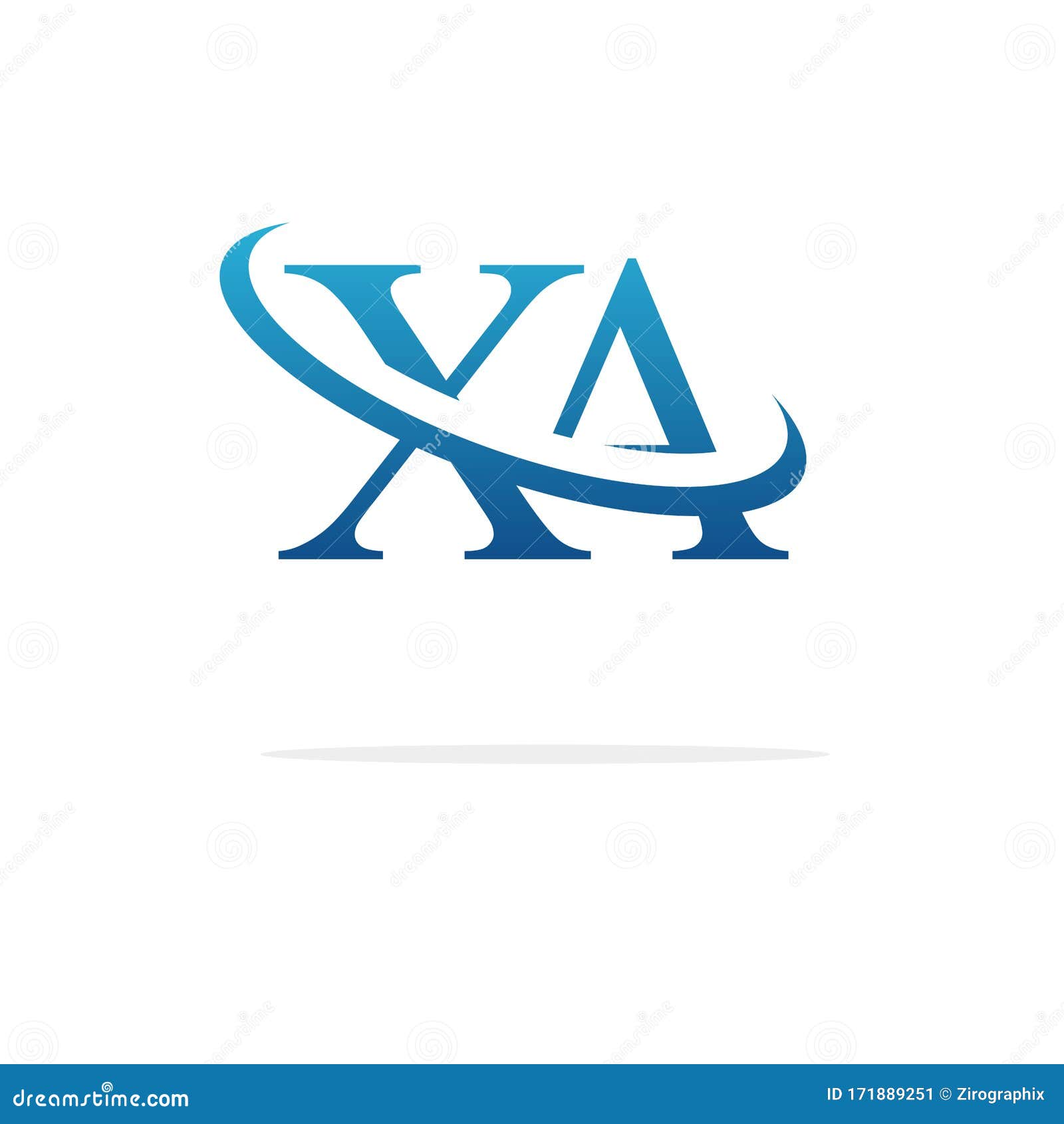 Creative XA Logo Icon Design Stock Vector - Illustration of design ...
