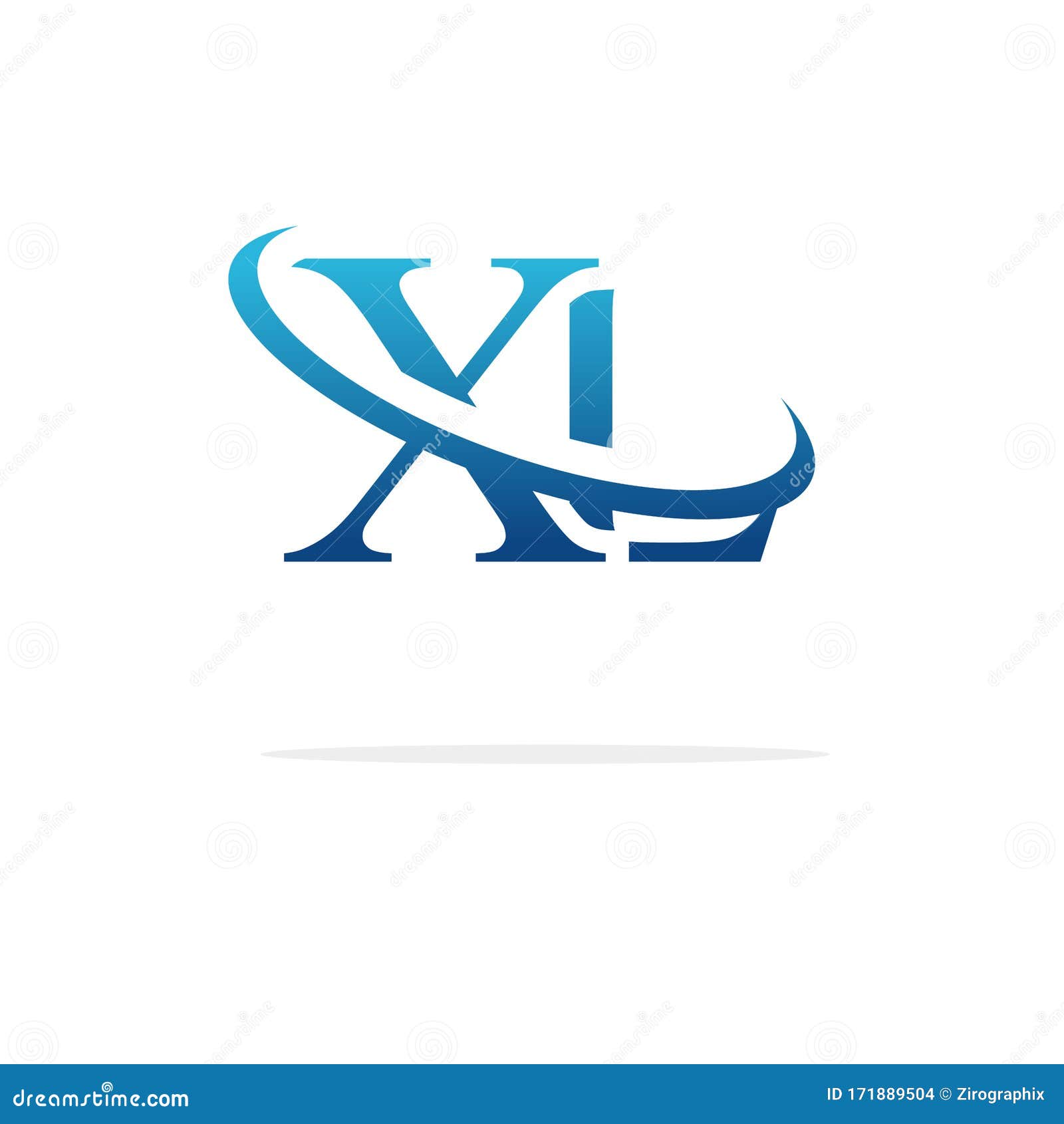 Creative XL Logo Icon Design Stock Vector - Illustration of simple ...
