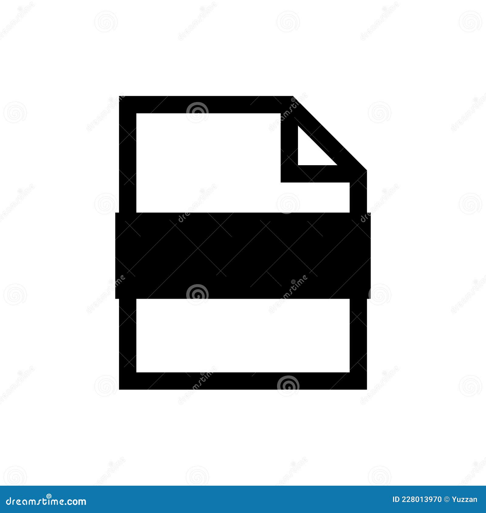Simple and Clean Document Type Format Files Outline Vector Icon Stock ...