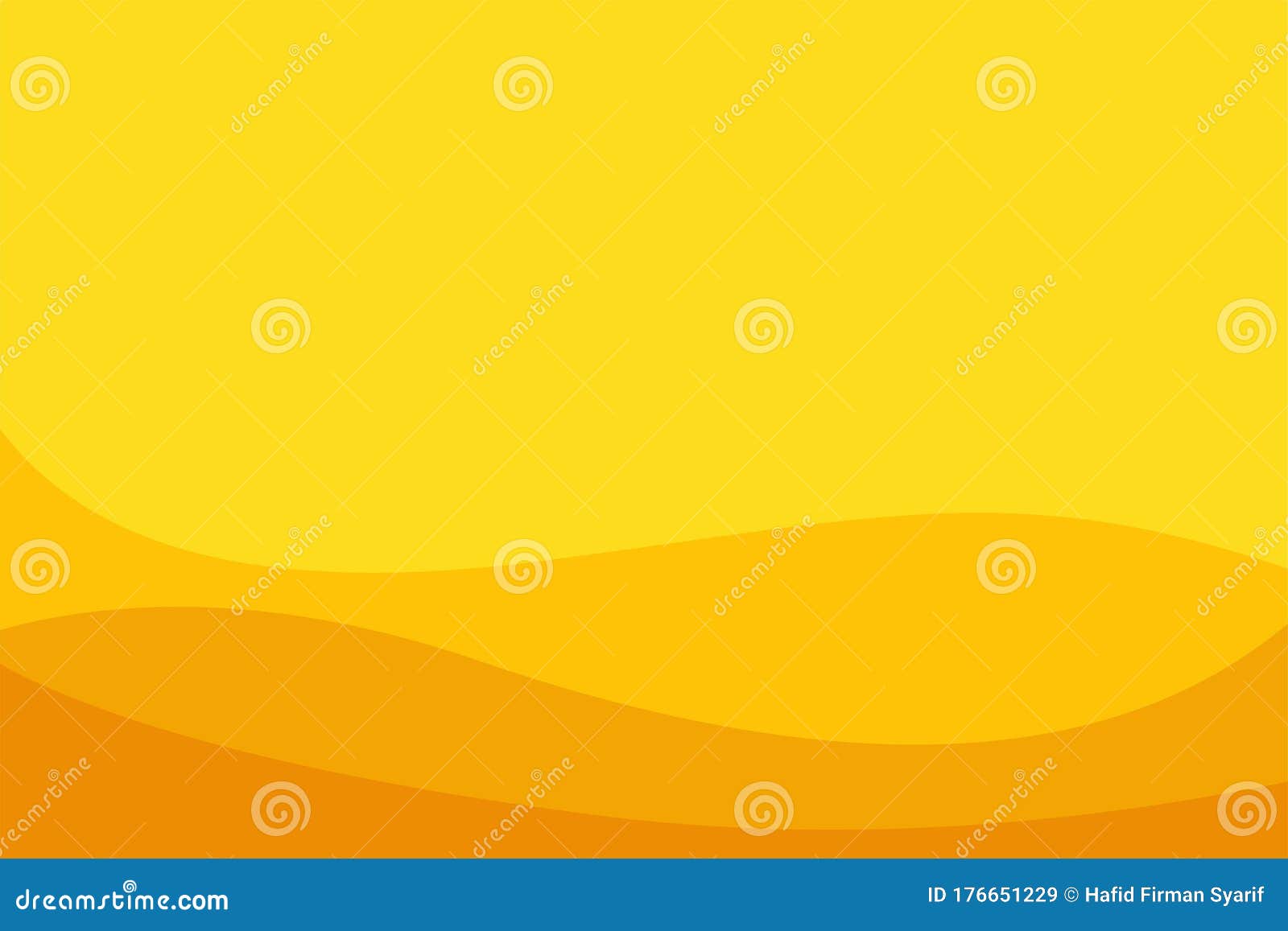 Simple Clean Fresh Yellow Wave Background Design Template Vector Stock ...