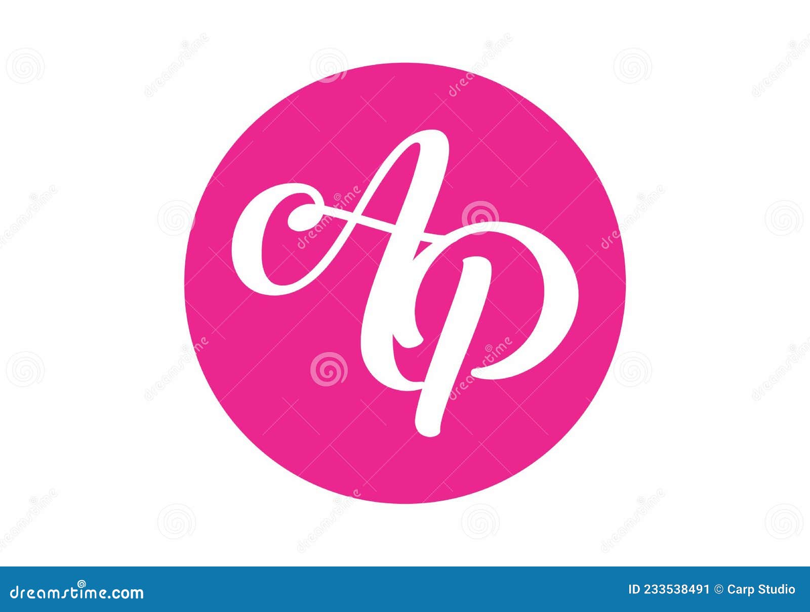 Simple and Clean Graphic of AP Initial Letter Stock Vector ...