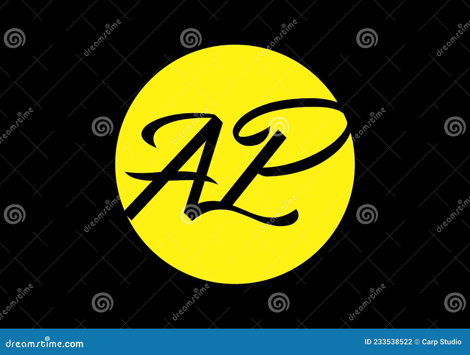 Simple and Clean Graphic of AP Initial Letter Stock Vector ...