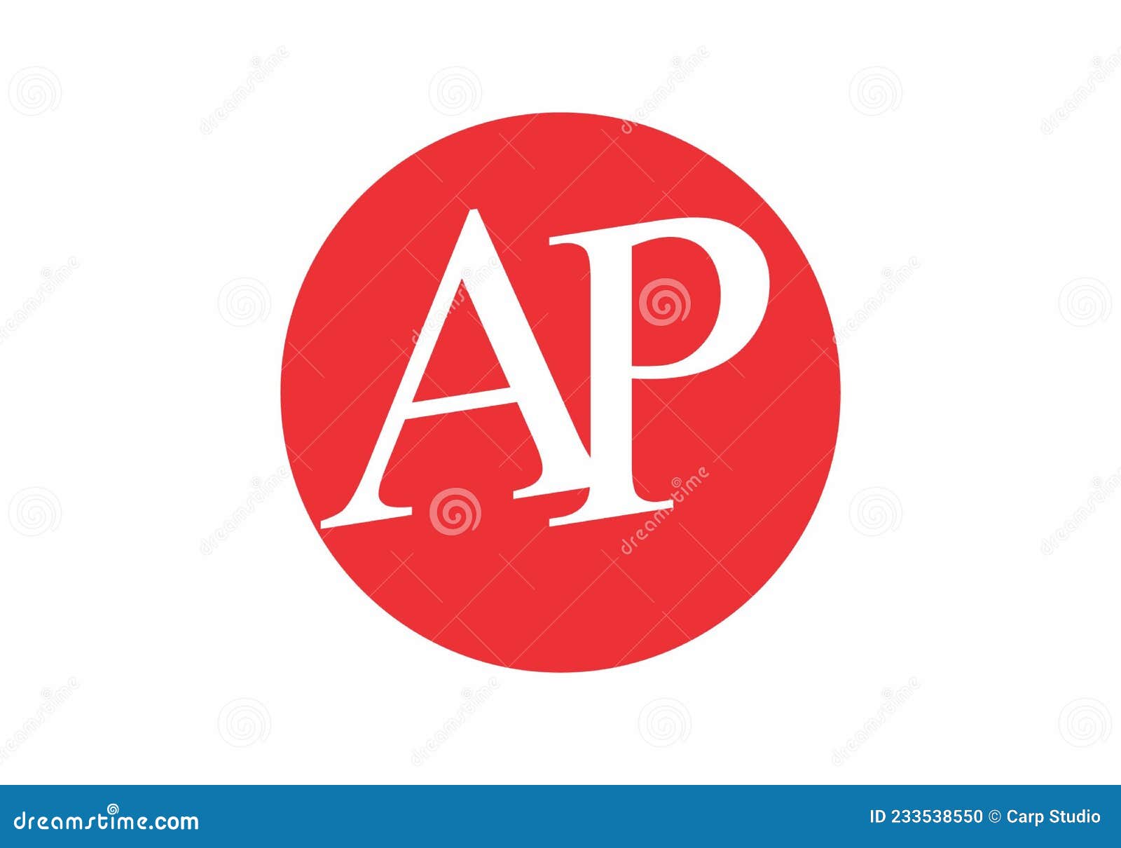 Simple and Clean Graphic of AP Initial Letter Stock Vector ...