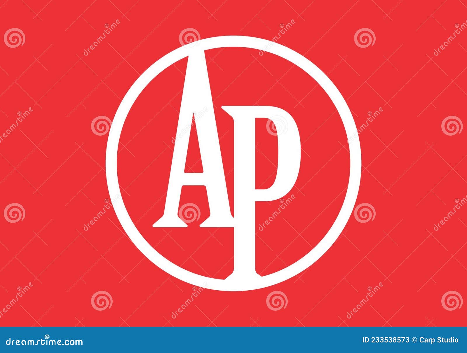 Simple and Clean Graphic of AP Initial Letter Stock Vector ...