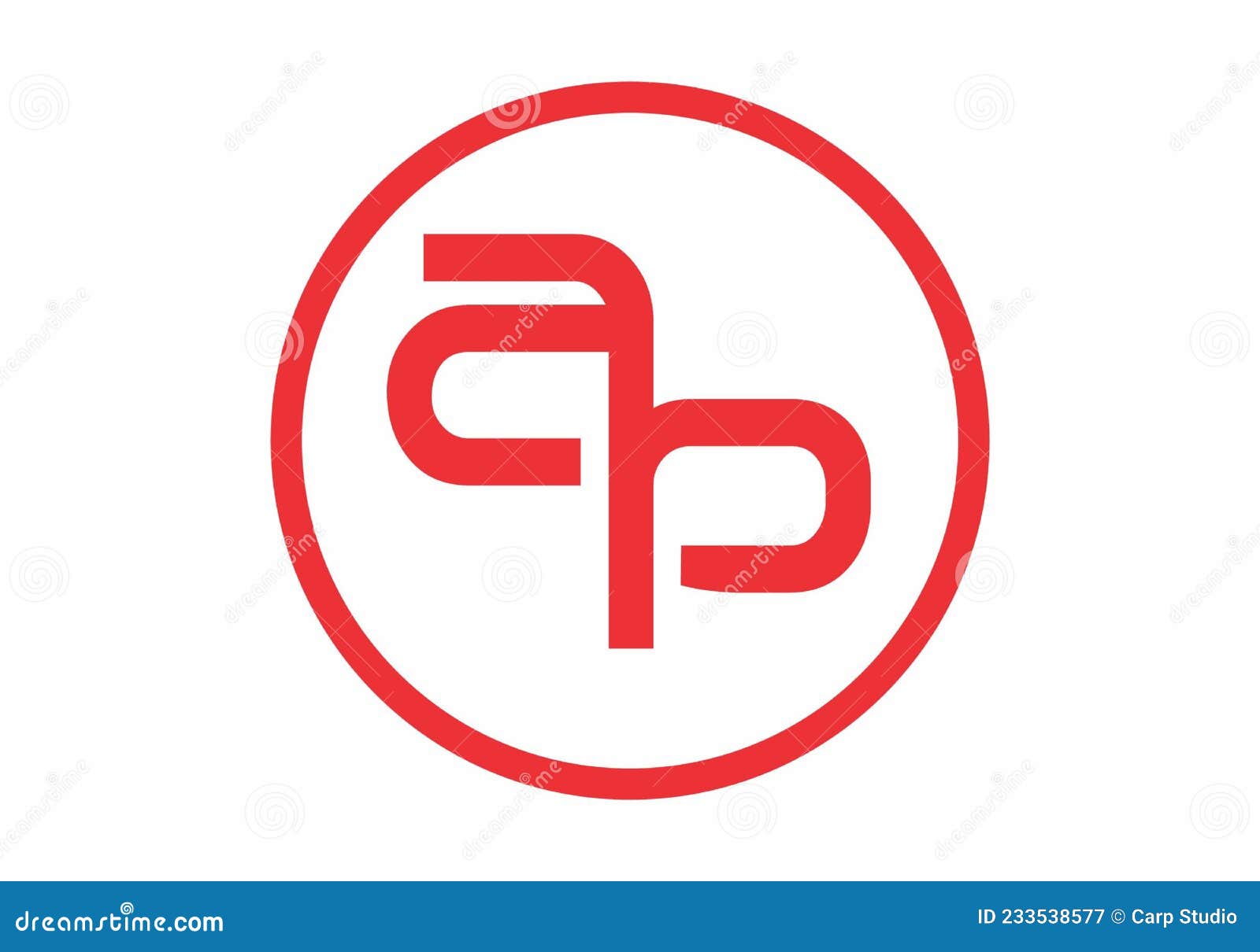 Simple and Clean Graphic of AP Initial Letter Stock Vector ...