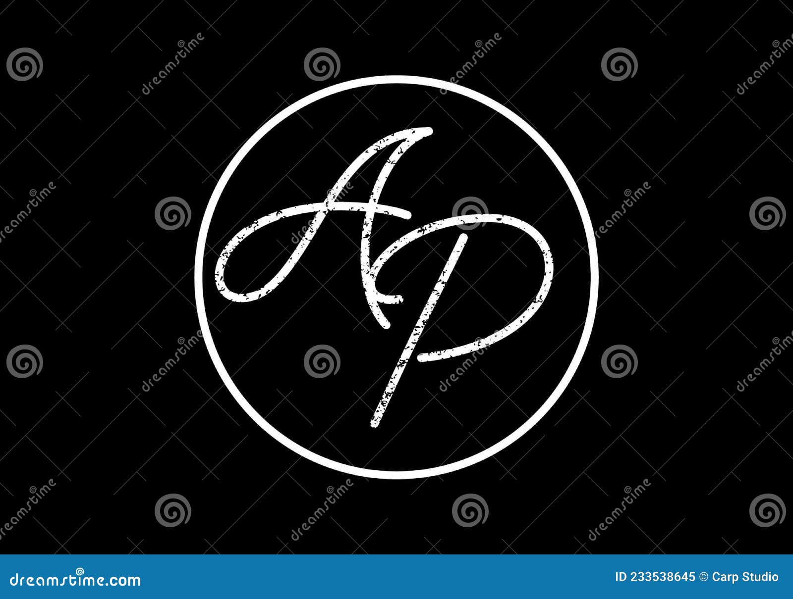 Simple and Clean Graphic of AP Initial Letter Stock Vector ...
