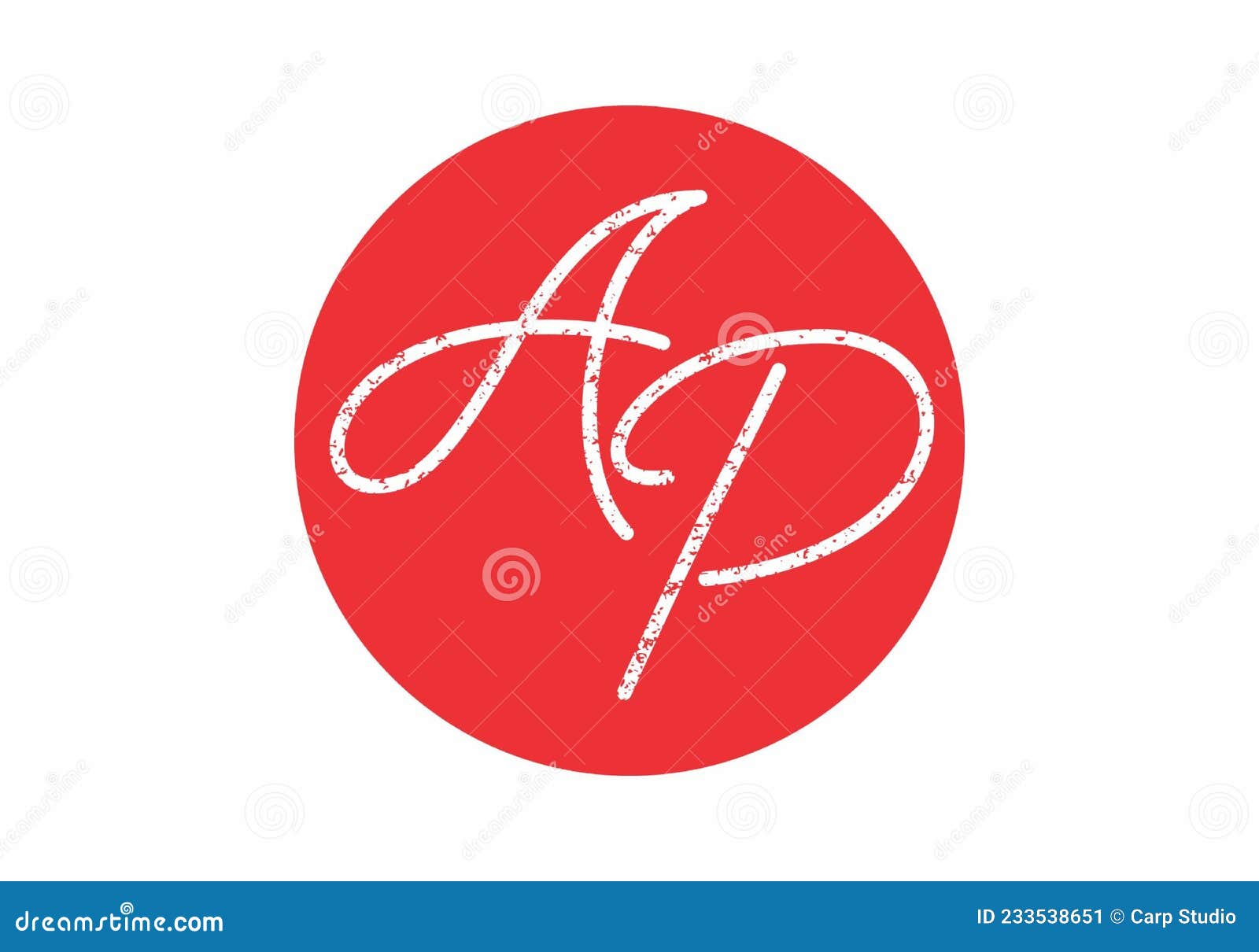 Simple and Clean Graphic of AP Initial Letter Stock Vector ...