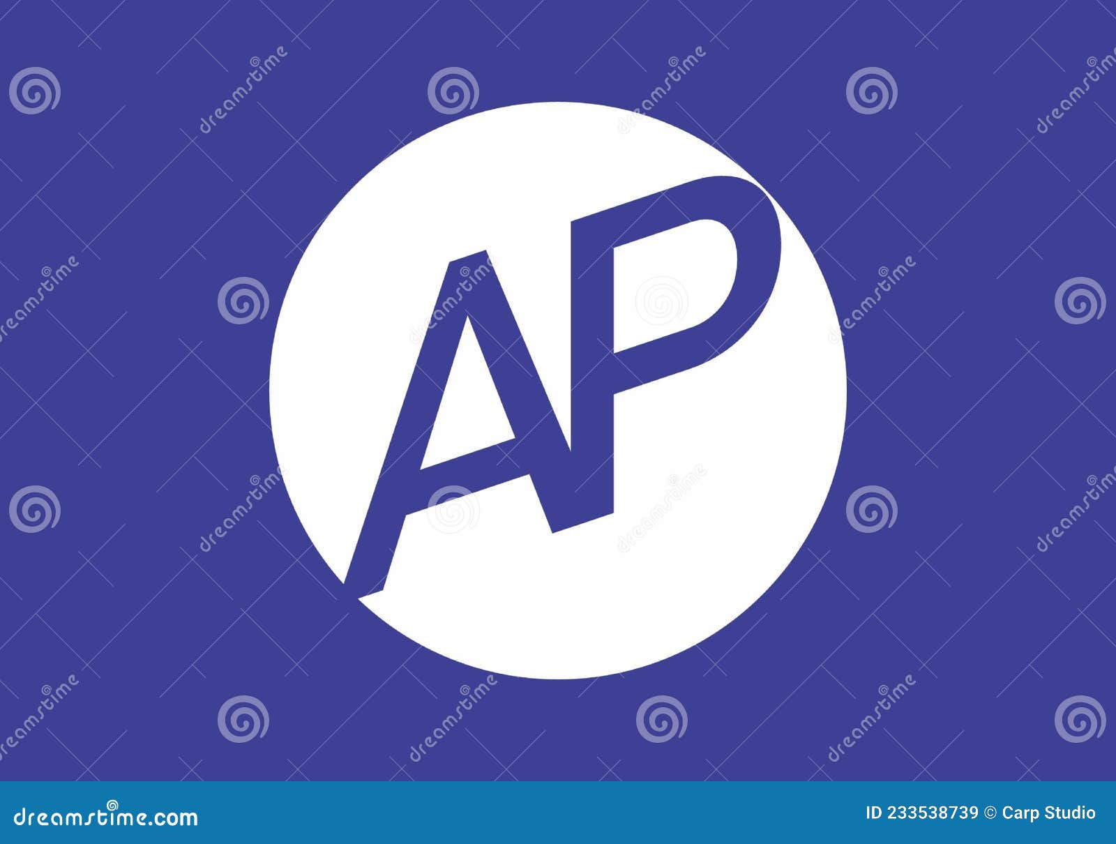 Simple and Clean Graphic of AP Initial Letter Stock Vector ...
