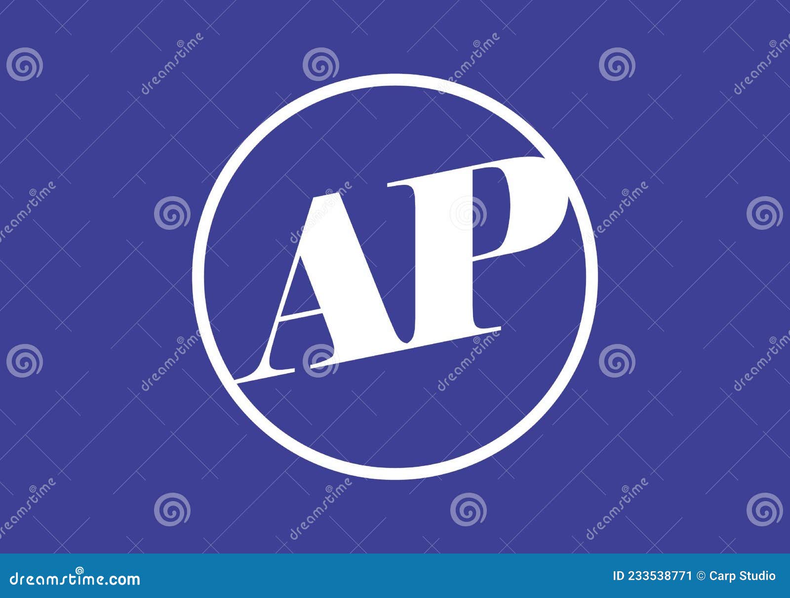 Simple and Clean Graphic of AP Initial Letter Stock Vector ...