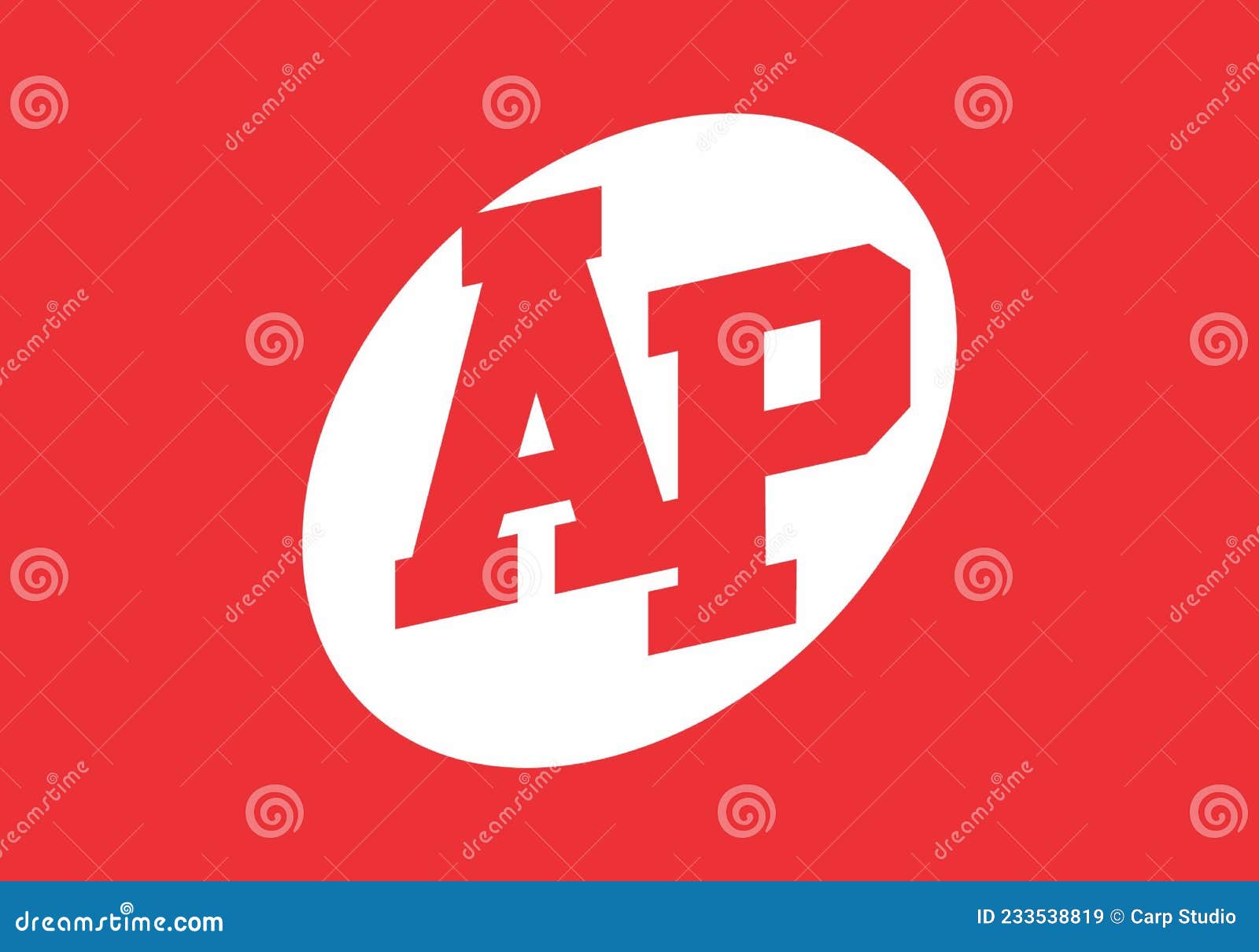 Simple and Clean Graphic of AP Initial Letter Stock Vector ...
