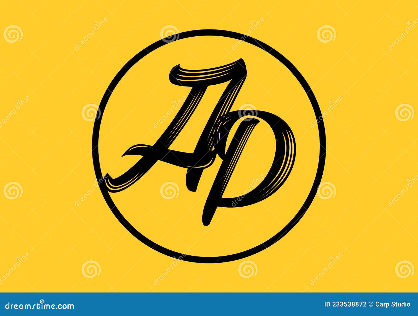 Simple and Clean Graphic of AP Initial Letter Stock Vector ...