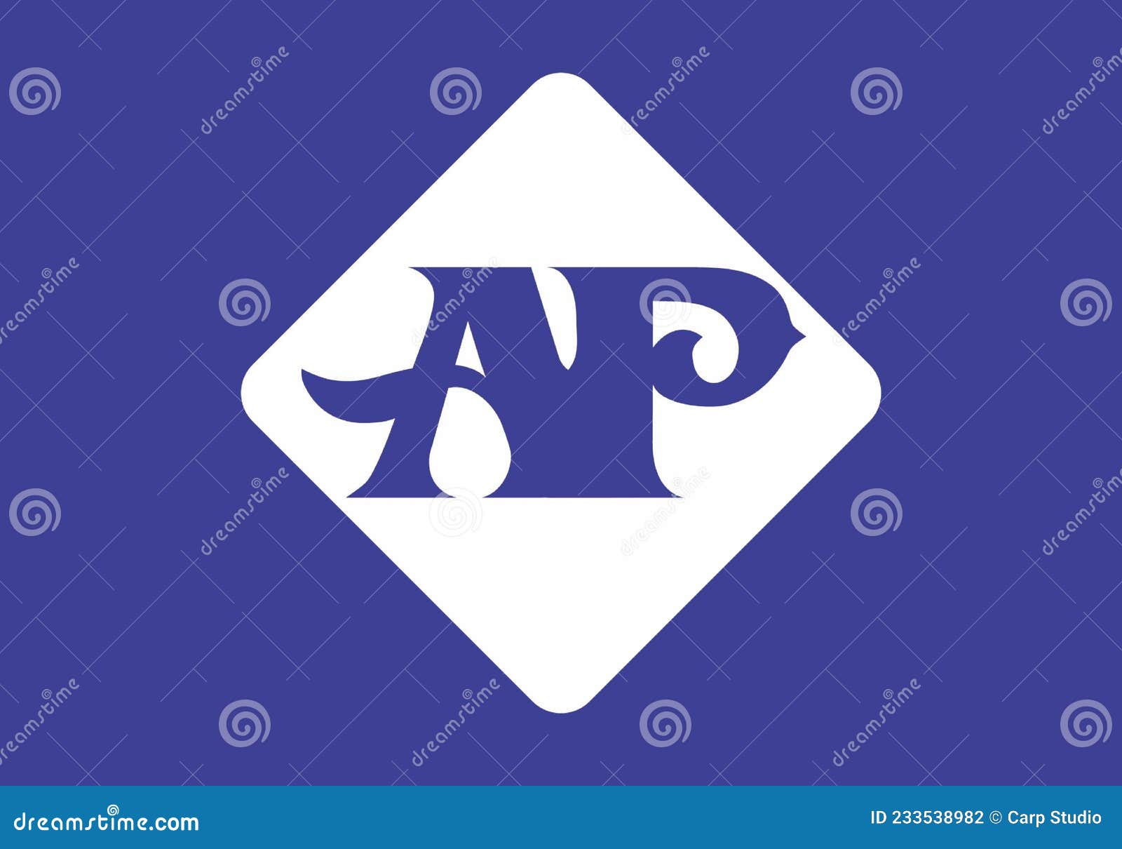Simple and Clean Graphic of AP Initial Letter Stock Vector ...