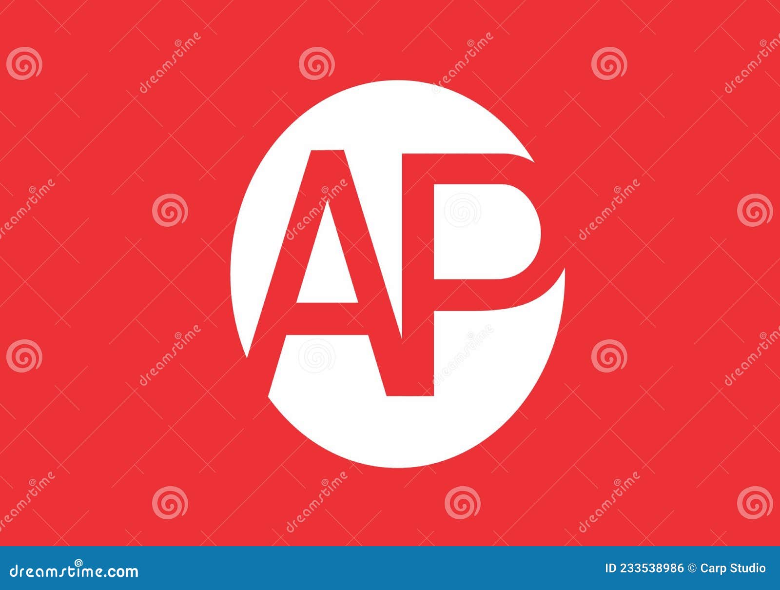 Simple and Clean Graphic of AP Initial Letter Stock Vector ...