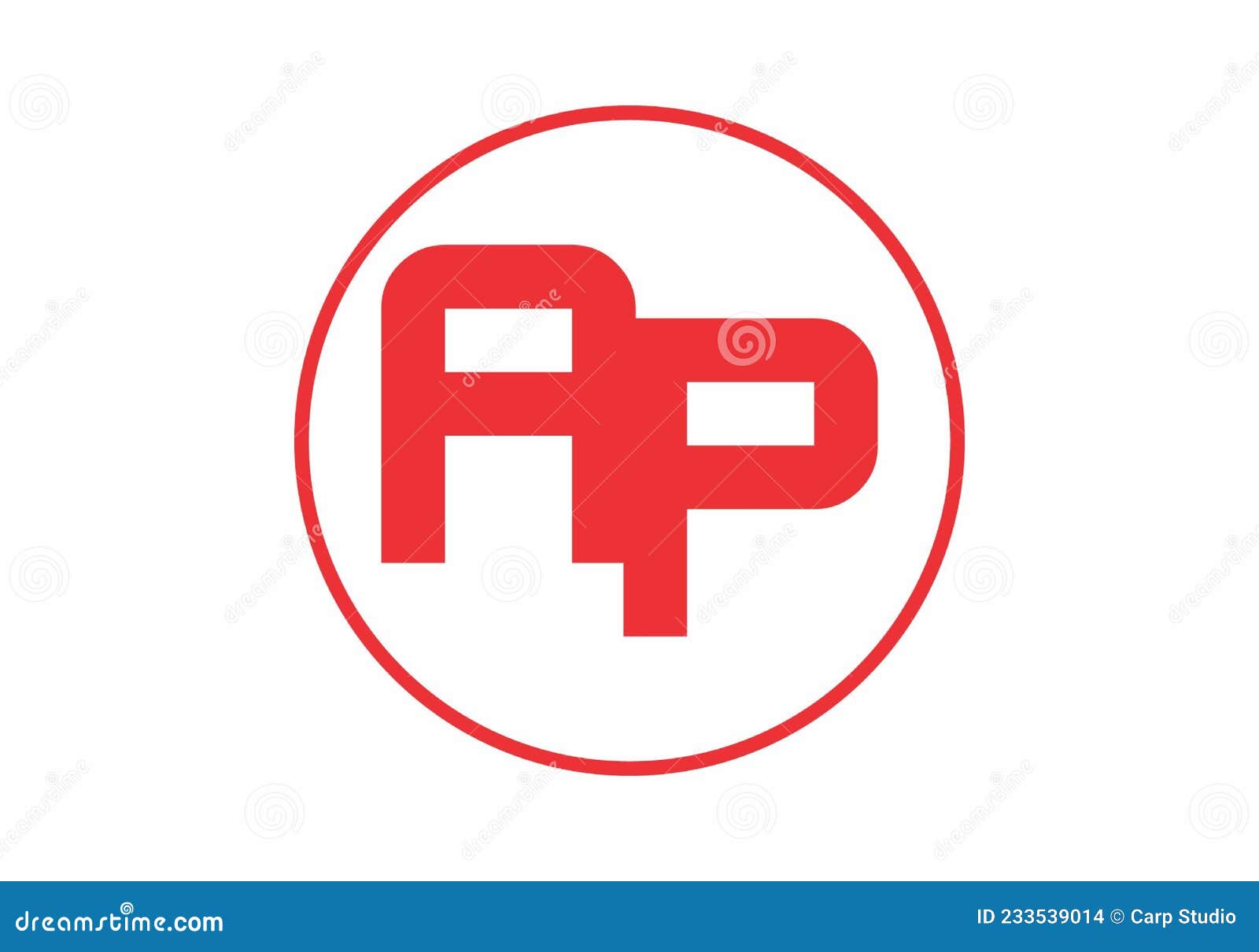 Simple and Clean Graphic of AP Initial Letter Stock Vector ...