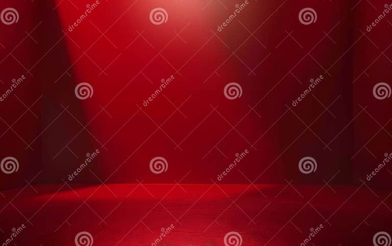 Simple Clean Red Background with Gradient Texture Stock Illustration ...