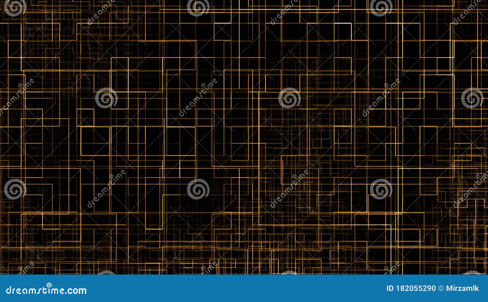 Simple Clean Red Orange Colored Growing Technology Grid Over Black ...