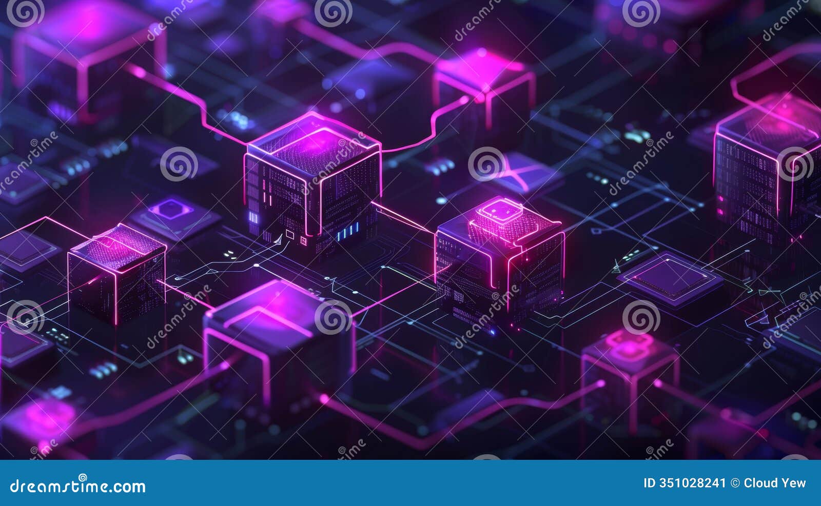 Simple and Clean Representation of Network Defense. Stock Illustration ...