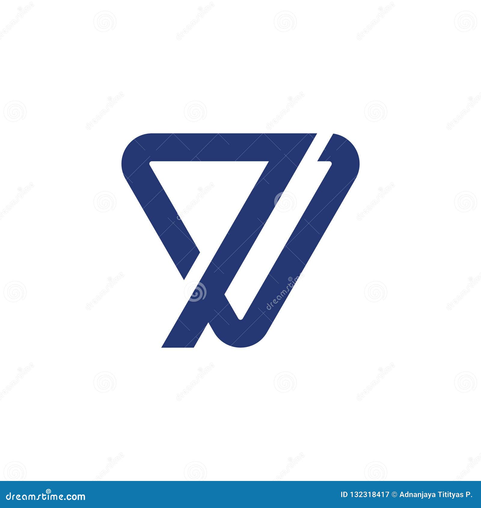 Number 7 Triangle Logo Vector Stock Vector - Illustration of icon ...