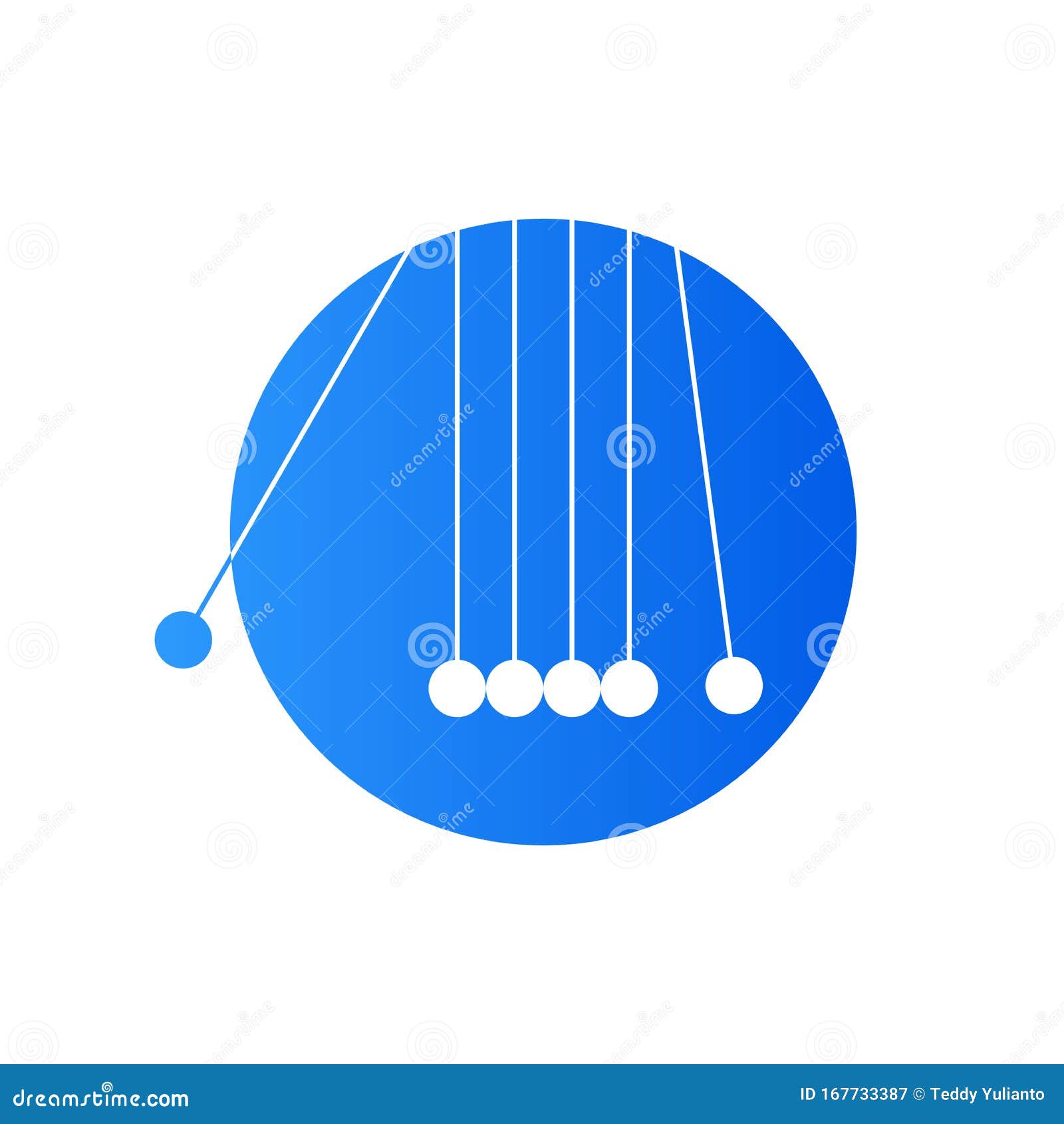 Circle pendulum logo stock vector. Illustration of circle - 167733387