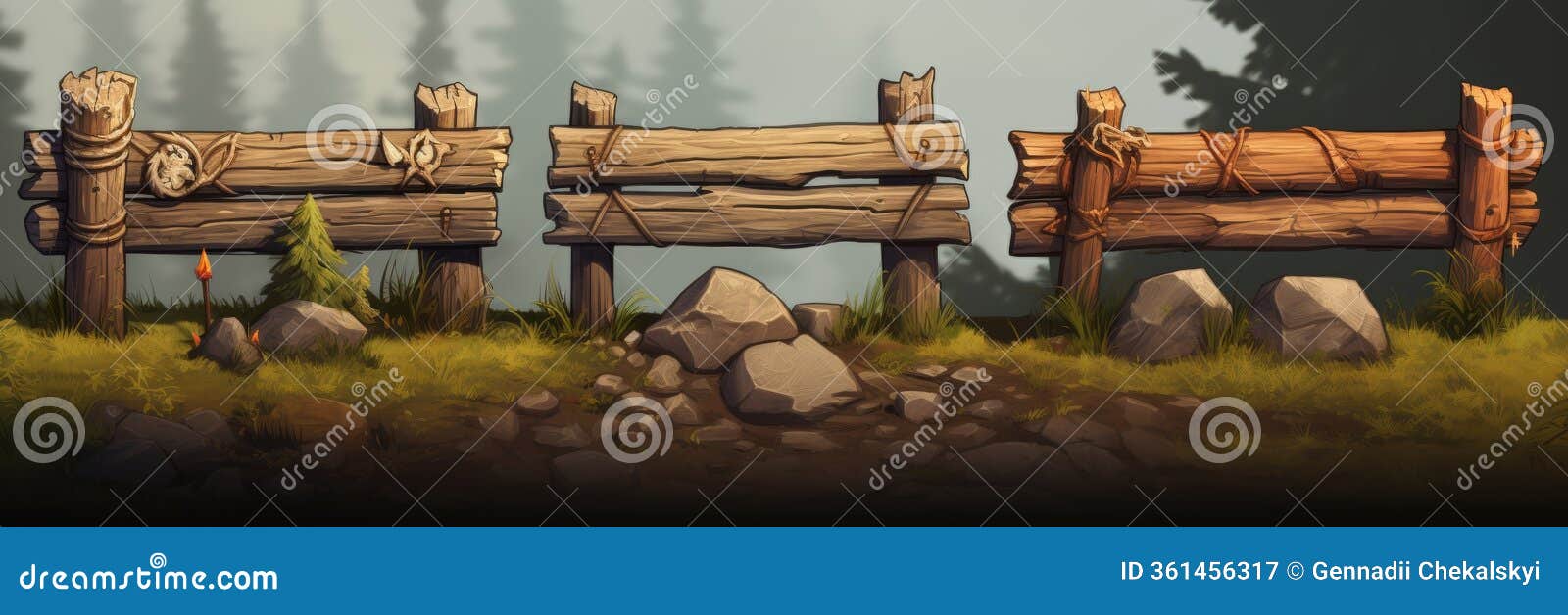 Simple and Clear Route Markers Illustration Featuring Numbered or ...