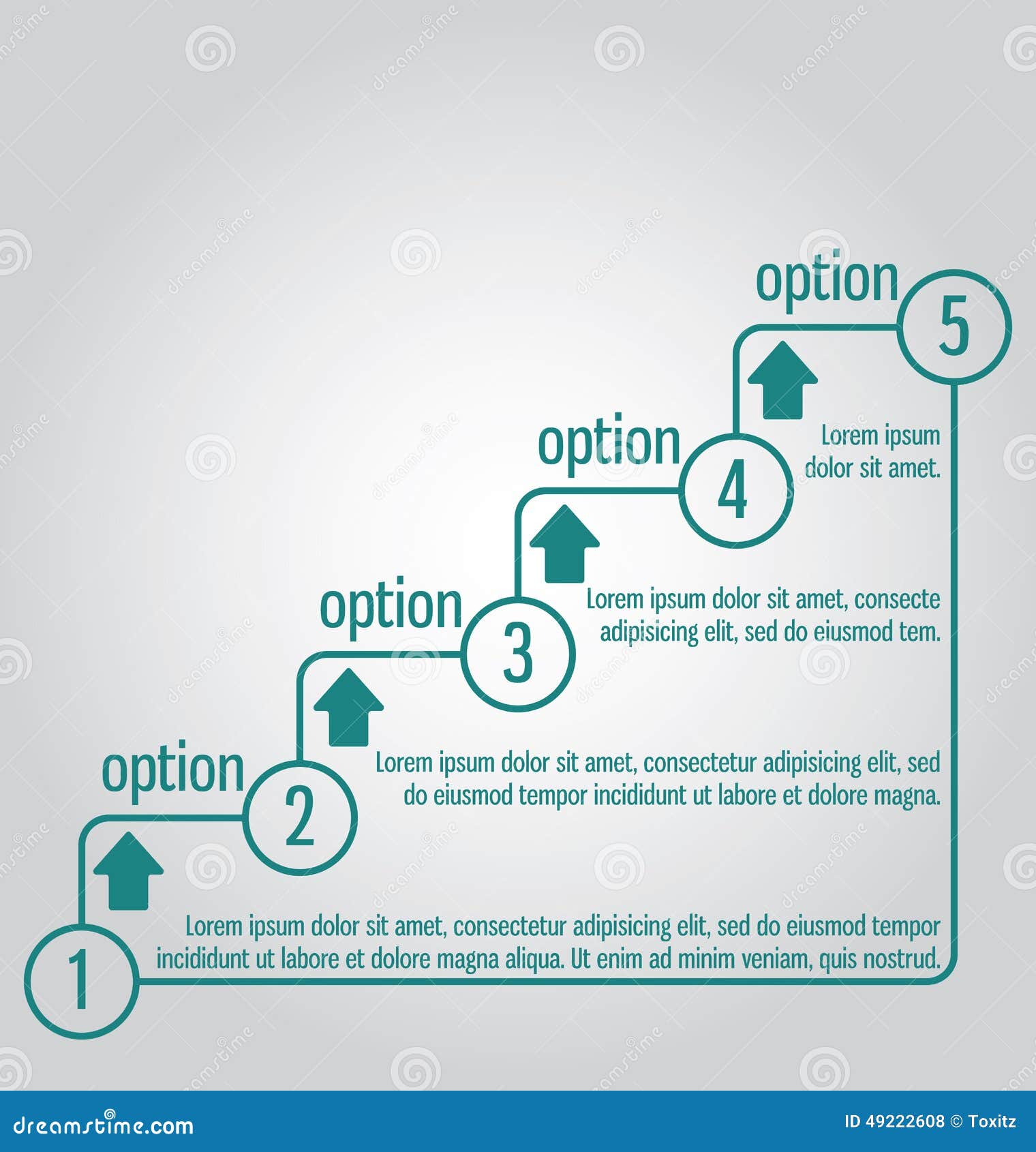 Simple and Clear Template, Steps. Can Be Used for Infographics, Stock ...