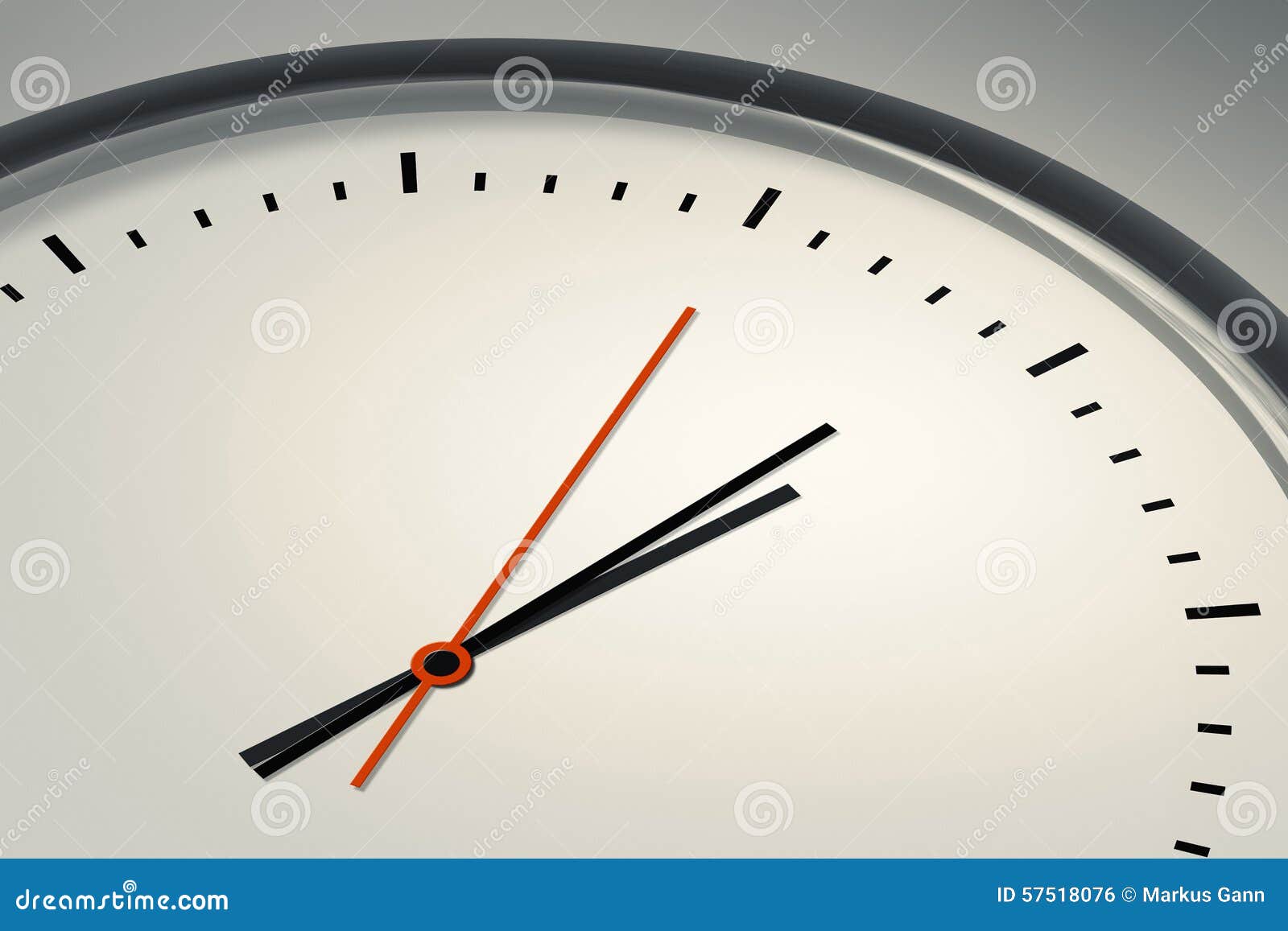 Simple clock stock illustration. Illustration of mark - 57518076