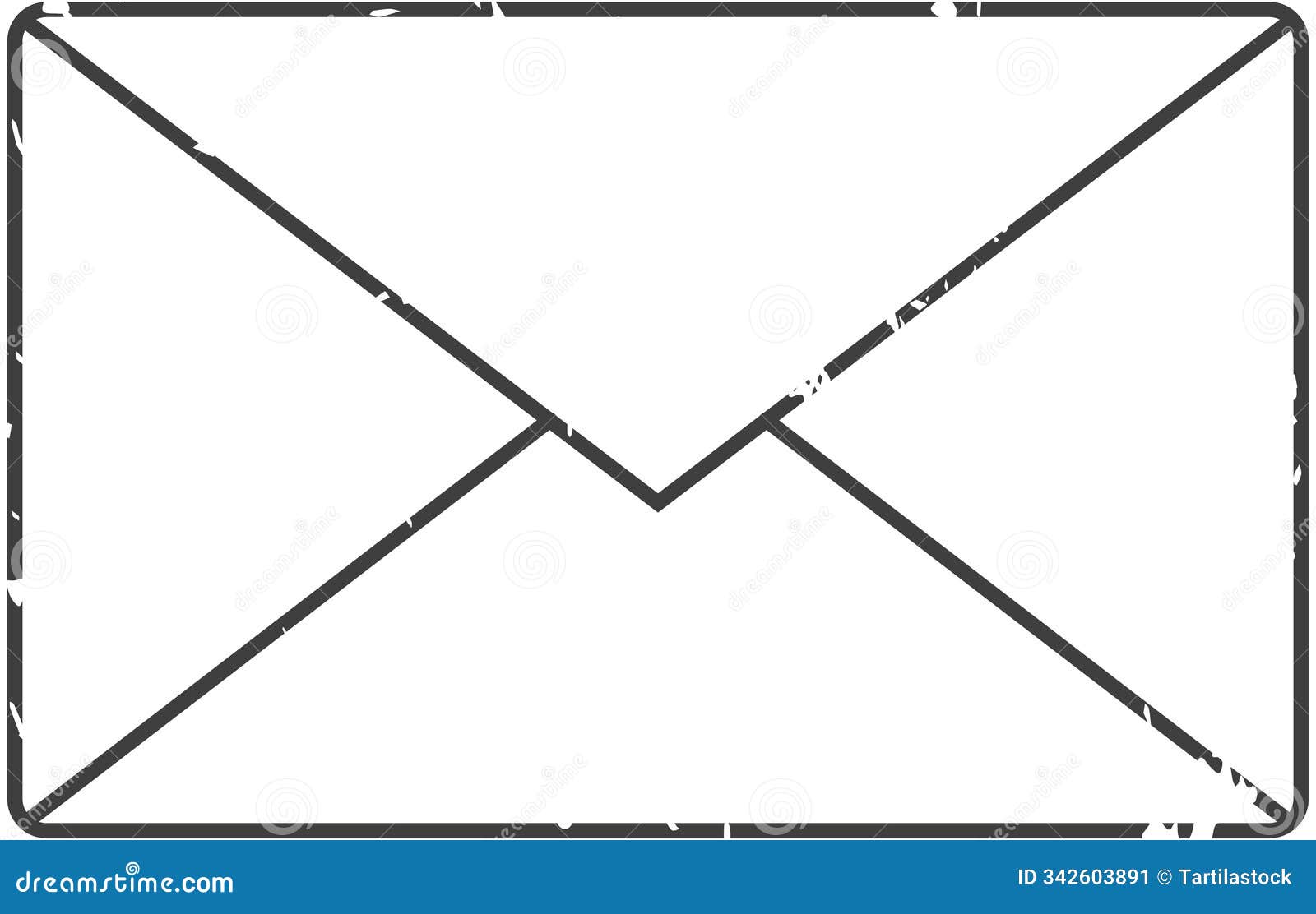 Simple Closed Envelope with Distressed Texture, Symbolizing Traditional ...