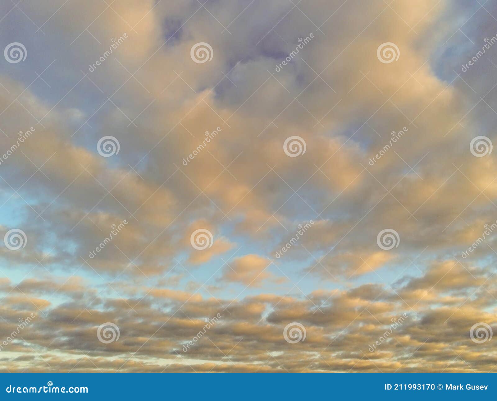 Simple Cloudy Sky Background. Abstract Nature Background Stock Photo ...
