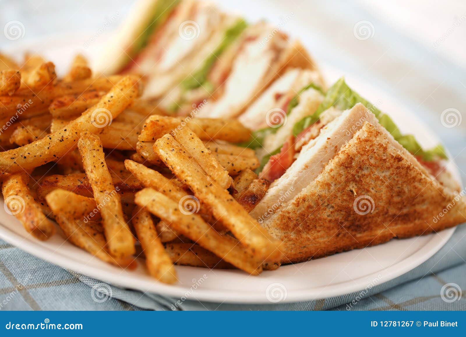 Simple club sandwich stock image. Image of lunch, layer - 12781267