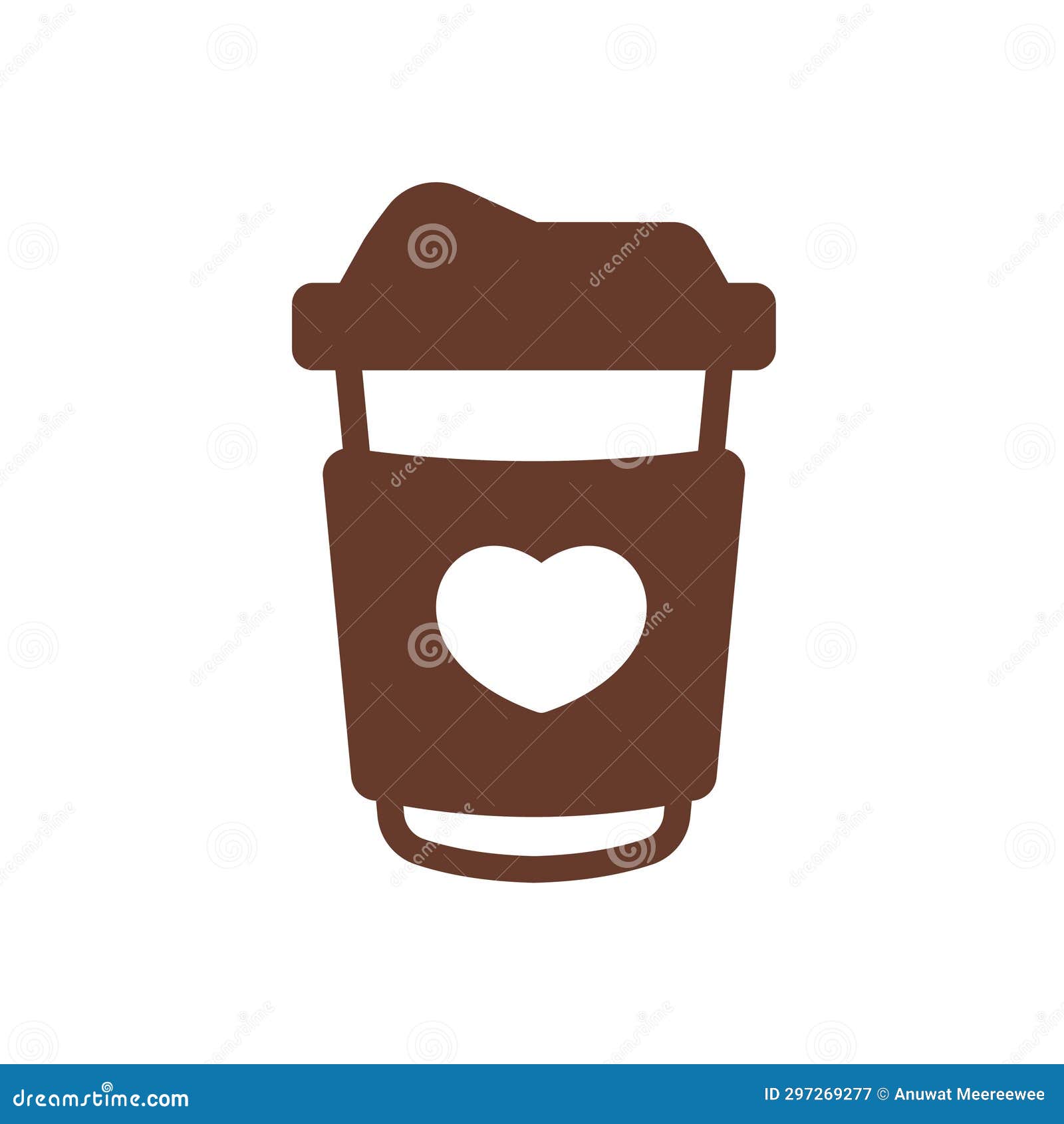 Simple Coffee Cup Vector for the Hot Drink Menu in the Cafe Stock ...
