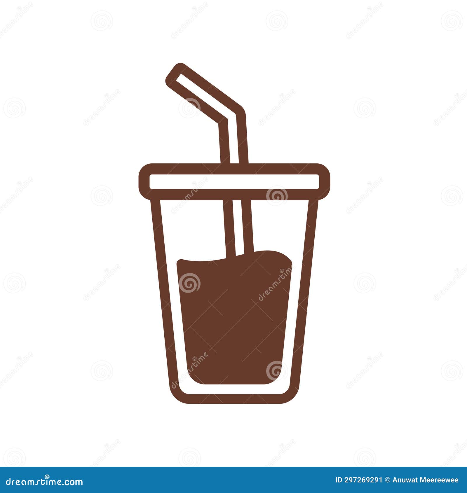 Simple Coffee Cup Vector for the Hot Drink Menu in the Cafe Stock ...