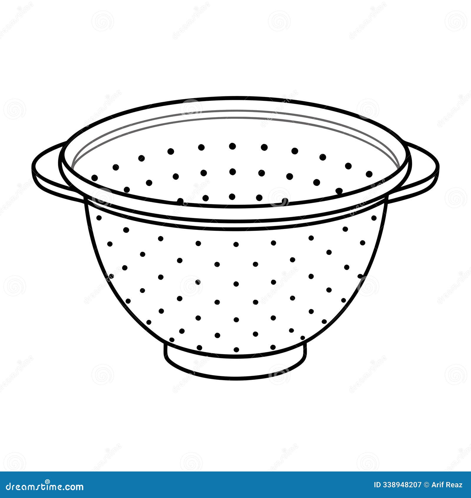 Colander. Vector Drawing | CartoonDealer.com #113545191