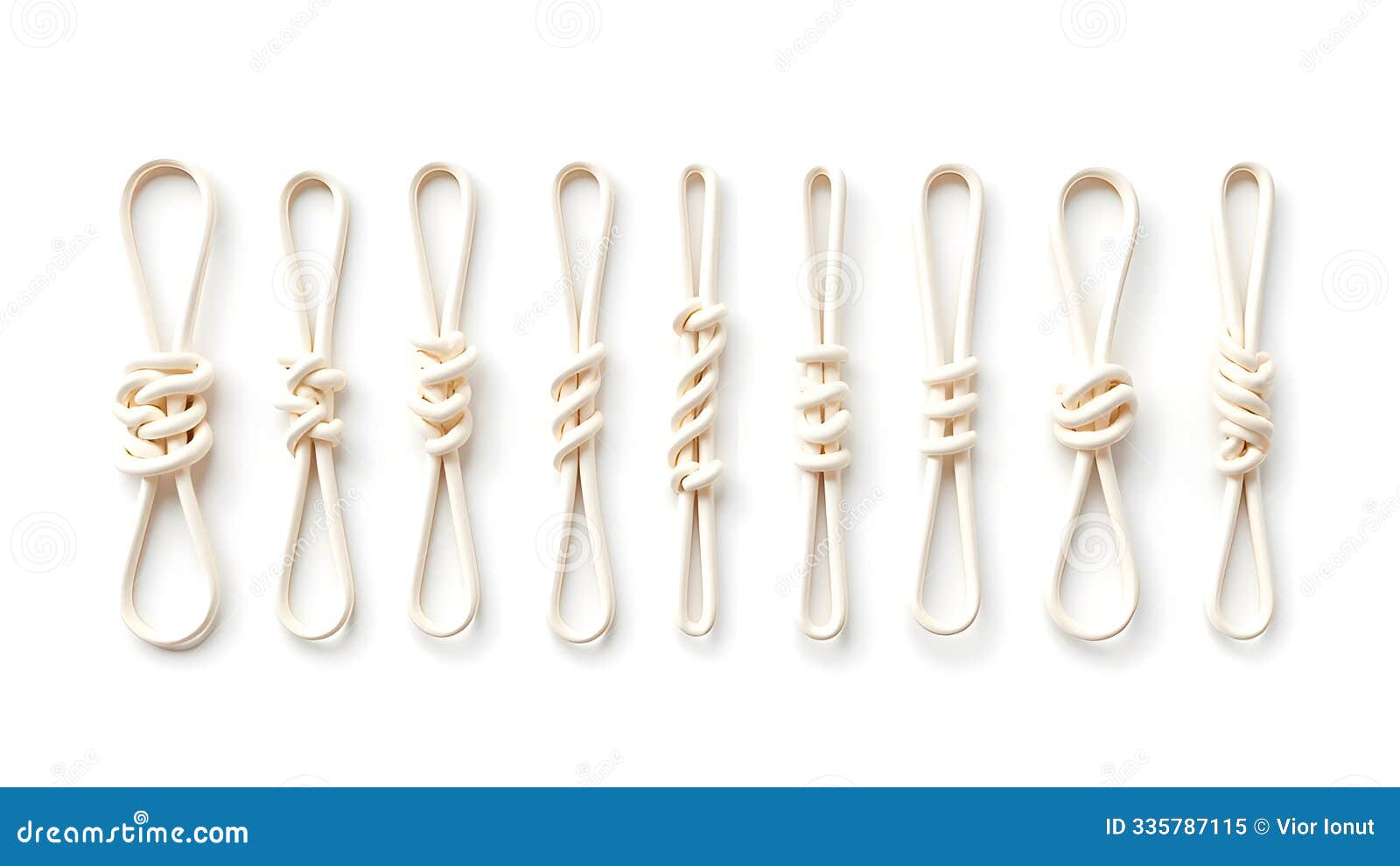 Simple Collection of String Knot Illustration Stock Illustration ...
