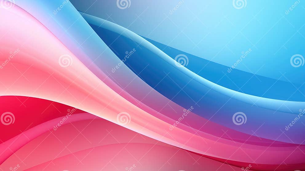 Simple Color Abstract Background with Wave. Stock Illustration ...