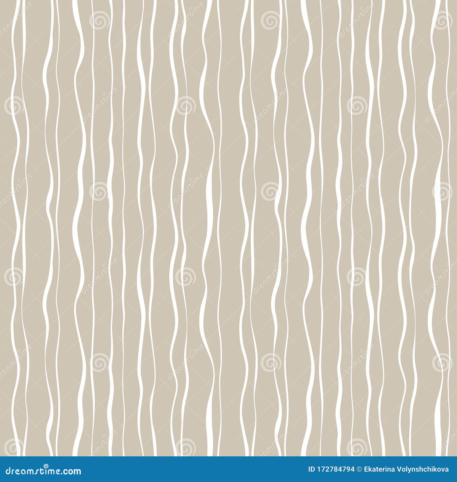Simple 2 Color Stripes Pattern. Seamless Wave Pattern Stock Vector ...