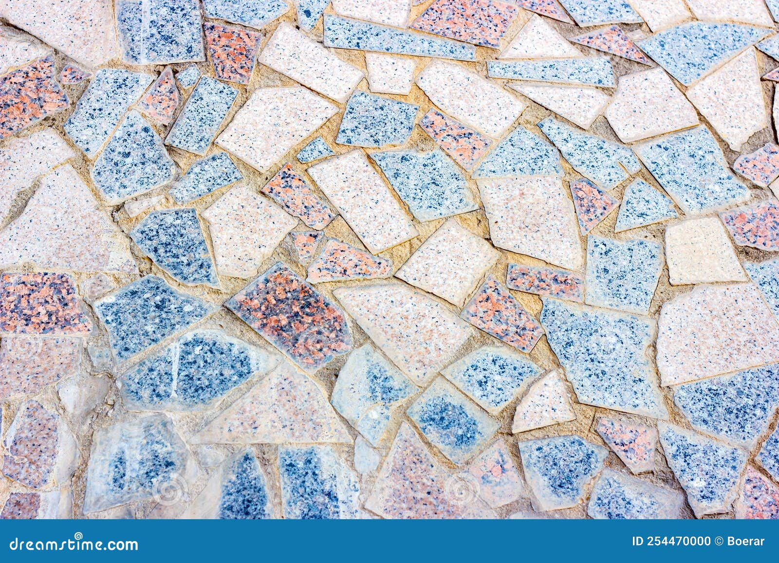 Simple Colorful Broken Stone Mozaic Texture, Rough Grunge Rock Textured ...