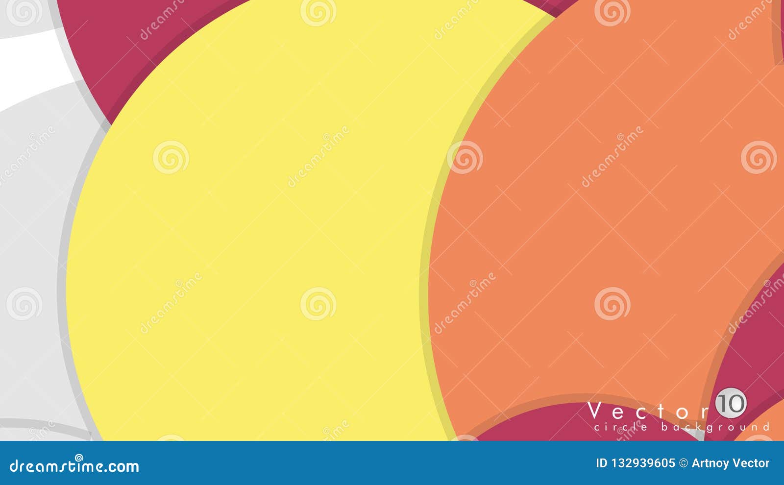 Simple and Colorful Circles Background , Design Vector Stock Vector ...