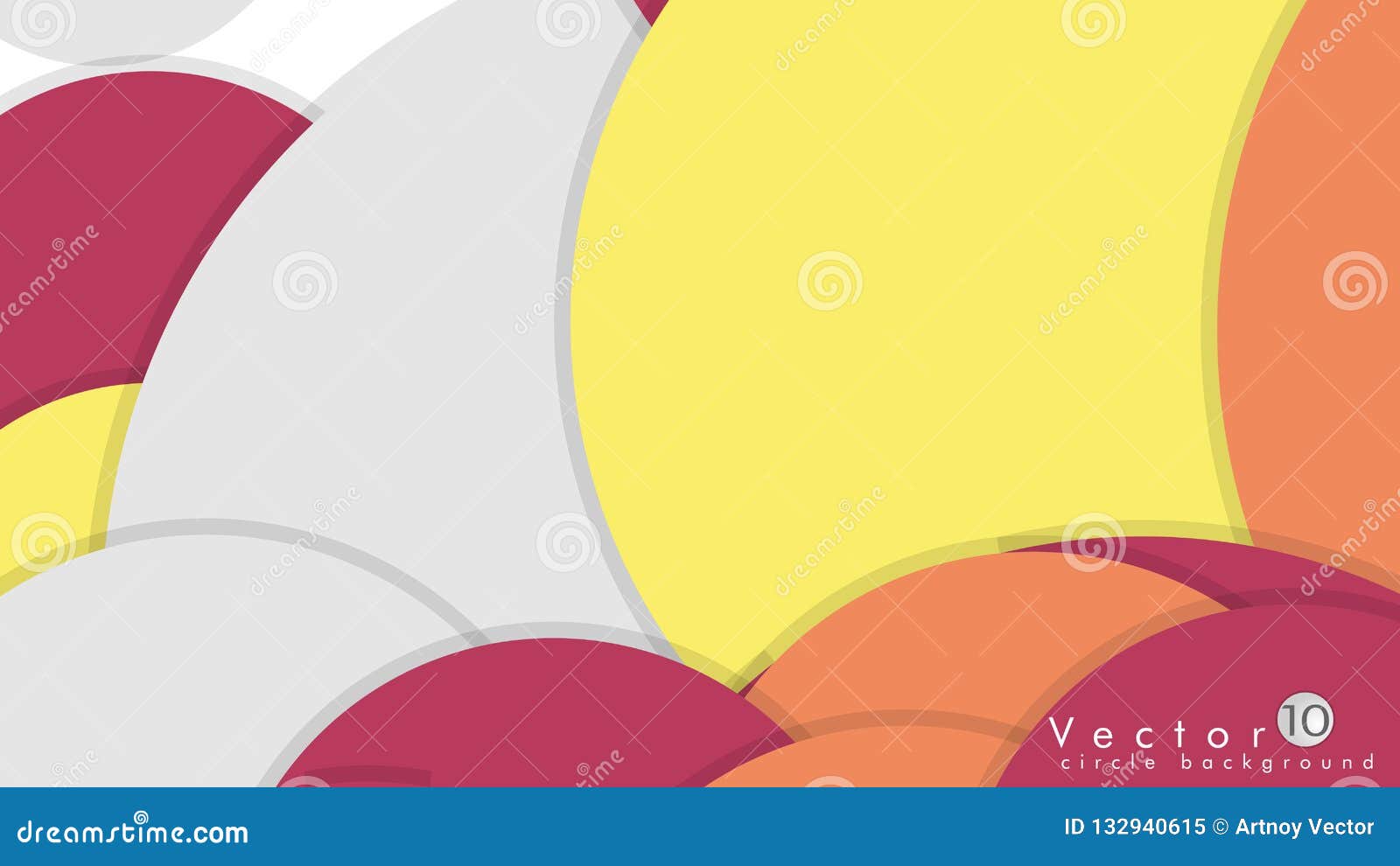 Simple and Colorful Circles Background , Design Vector Stock Vector ...