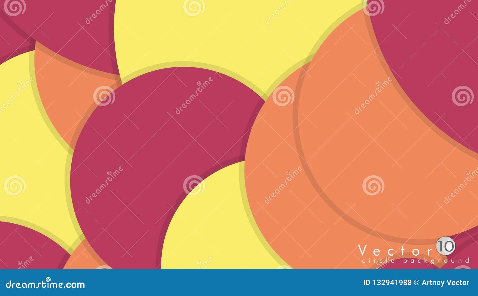 Simple and Colorful Circles Background , Design Vector Stock Vector ...